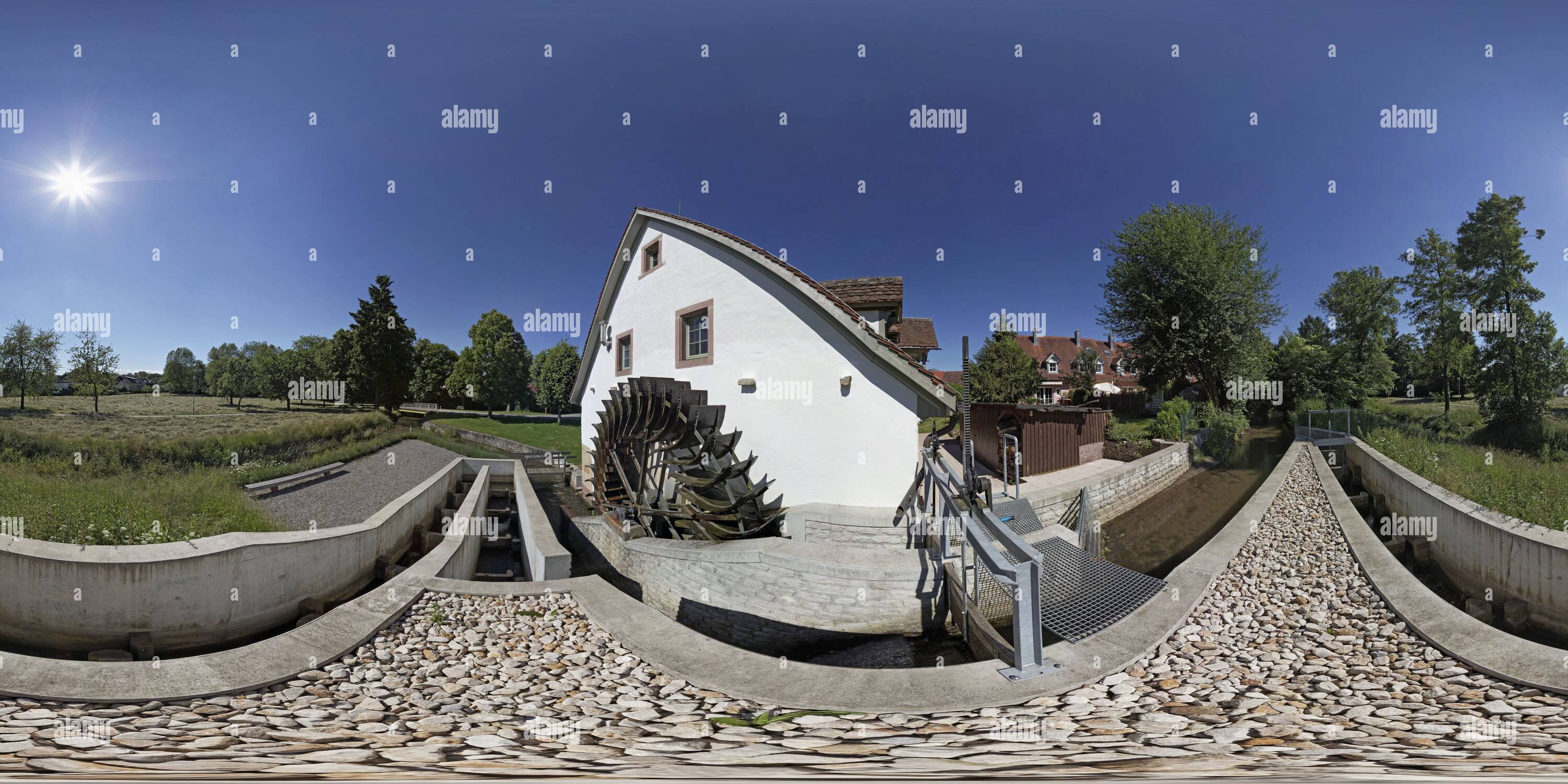 360° view of Old Mill, View 3, Umkirch, Breisgau - Alamy
