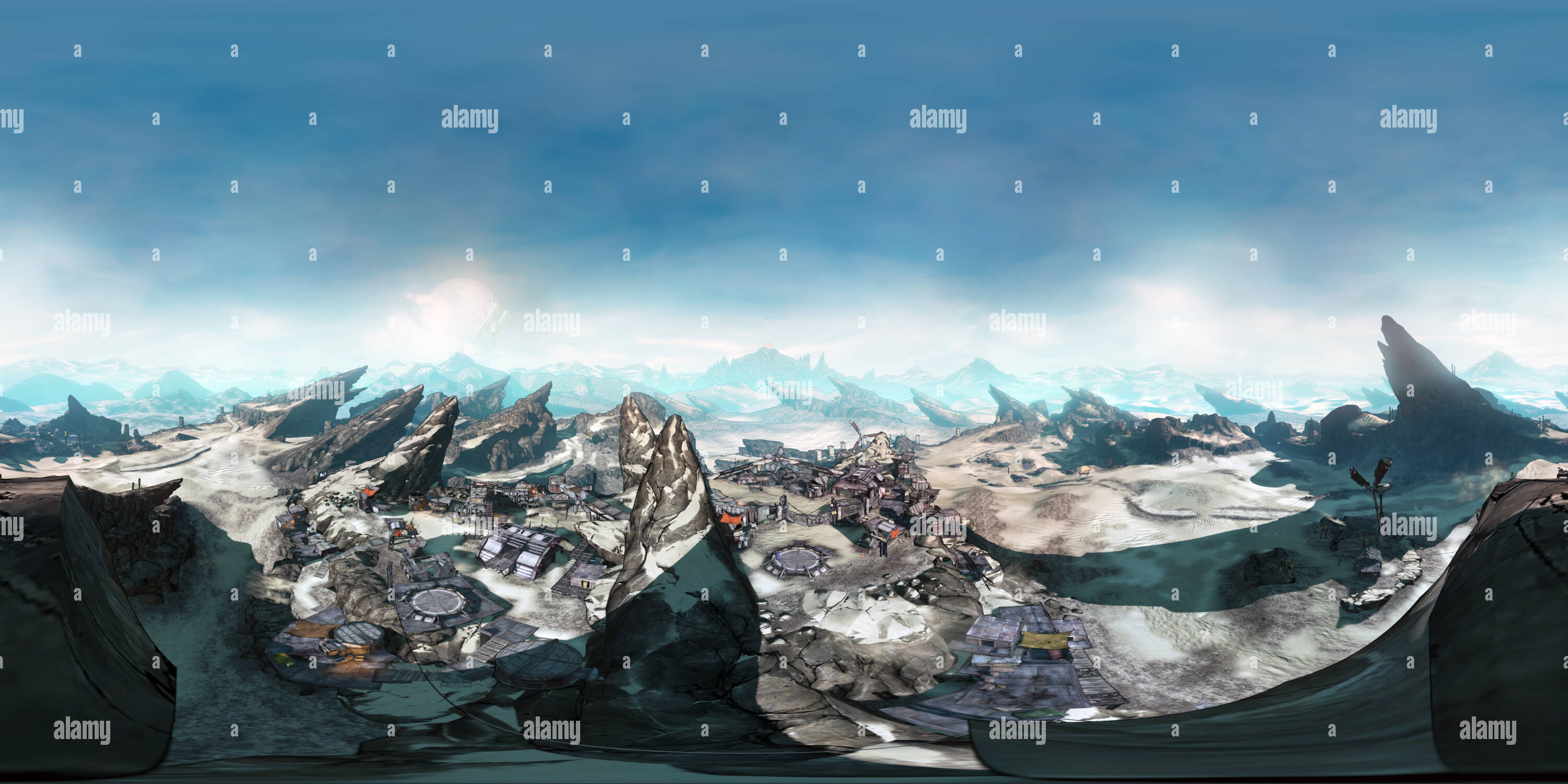360° view of The Dust - Borderlands 2 - Alamy
