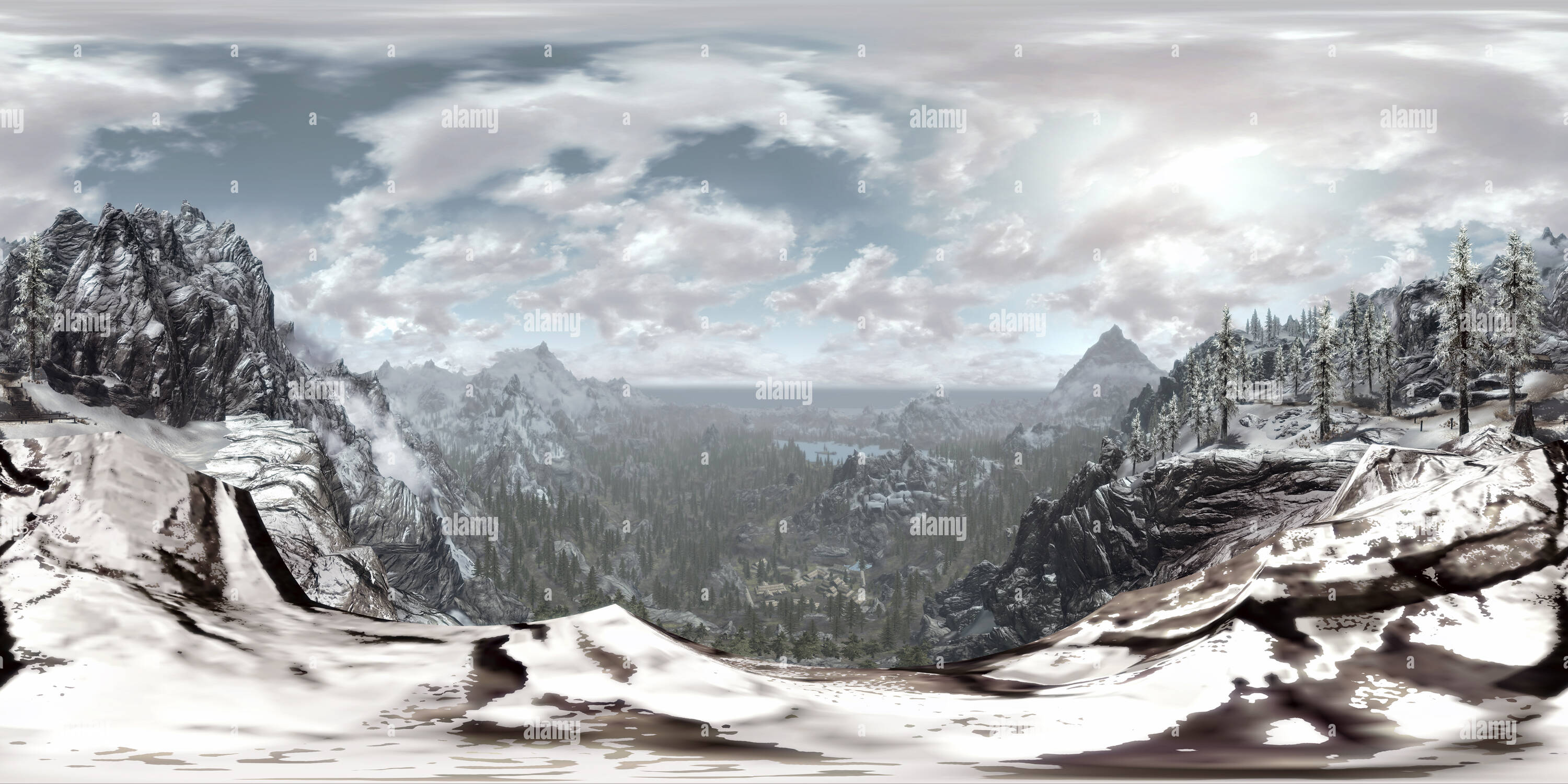 360° view of Angi's Camp - The Elder Scrolls V: Skyrim - Alamy