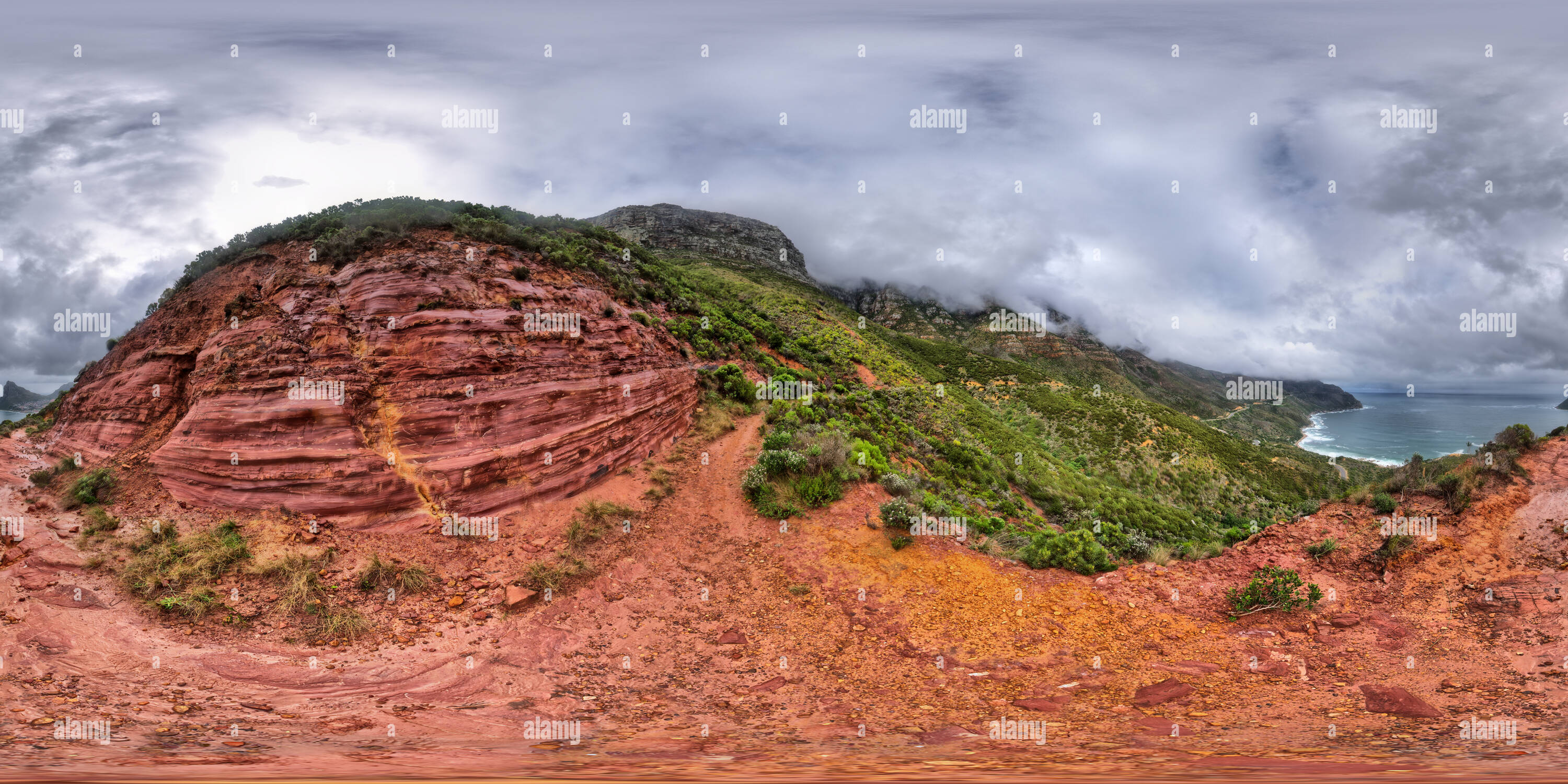 360° view of Trail Above East Fort - Alamy