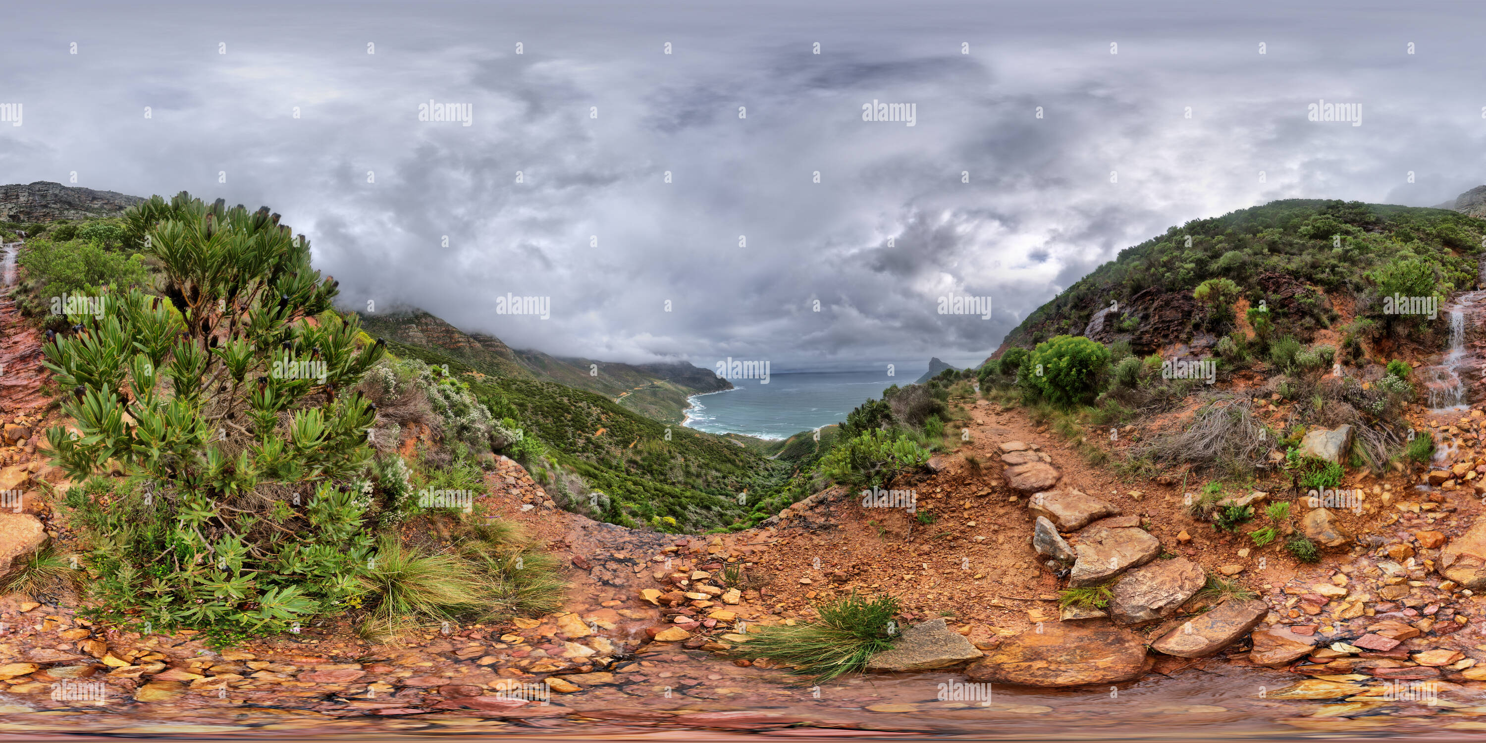 360° view of Waterfall Above East Fort 3 - Alamy
