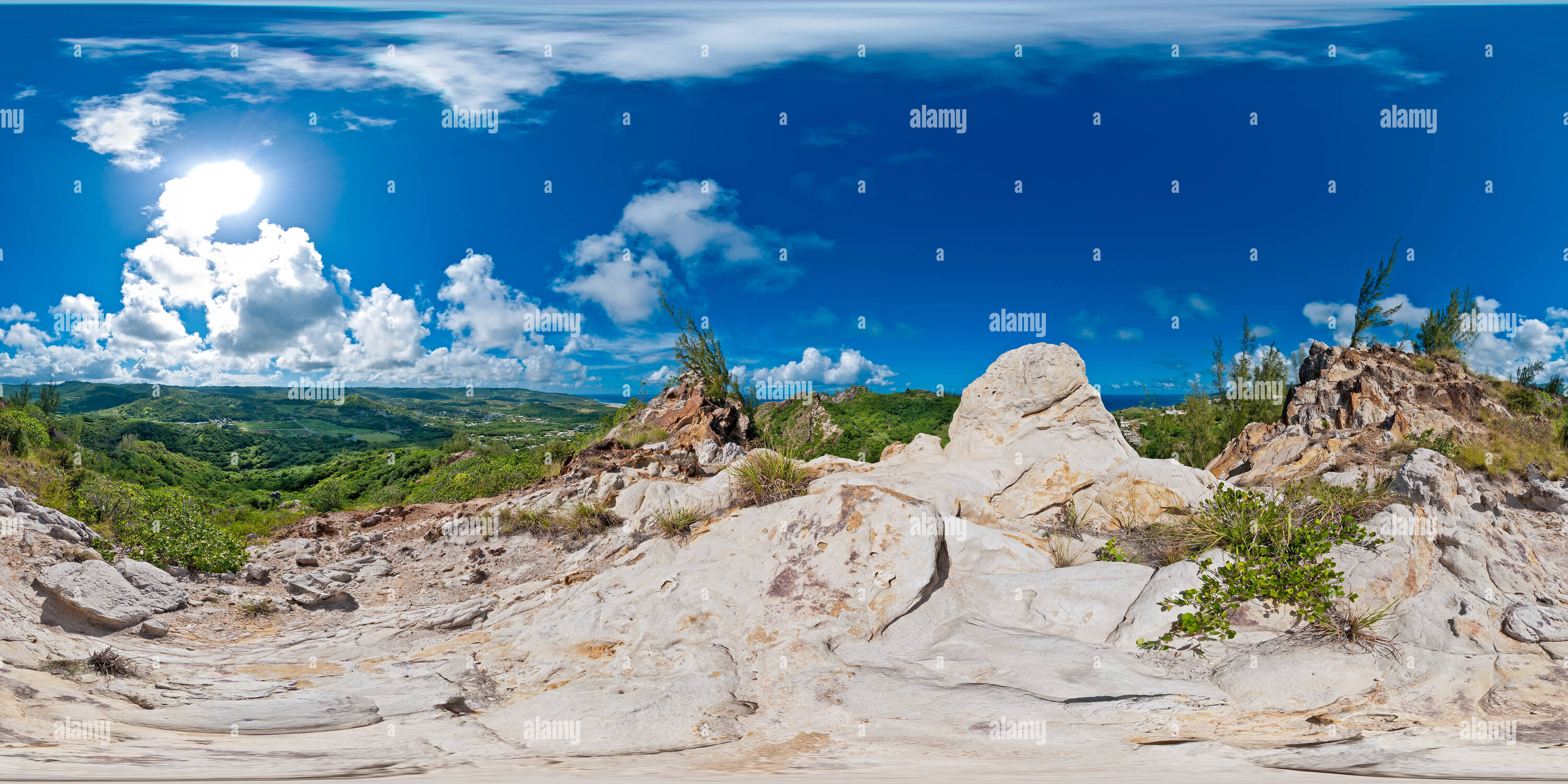 360° view of Chalky Mount on top 4 - Alamy