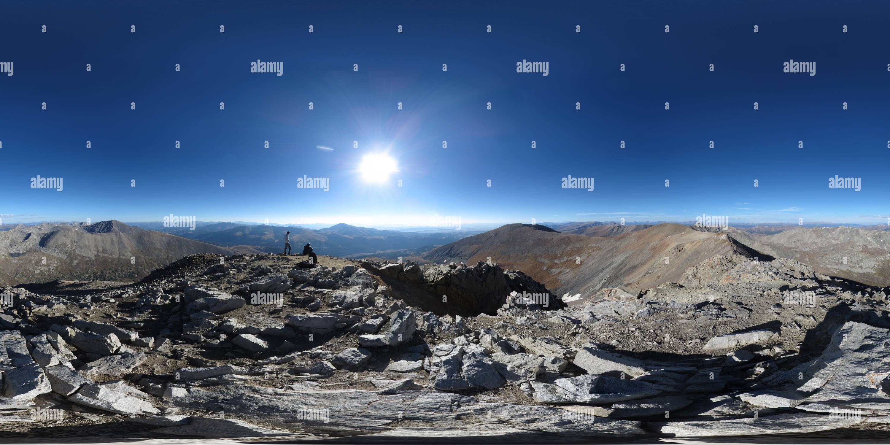 360° view of Mt. Lincoln (14286'/4354m) summit - Alamy