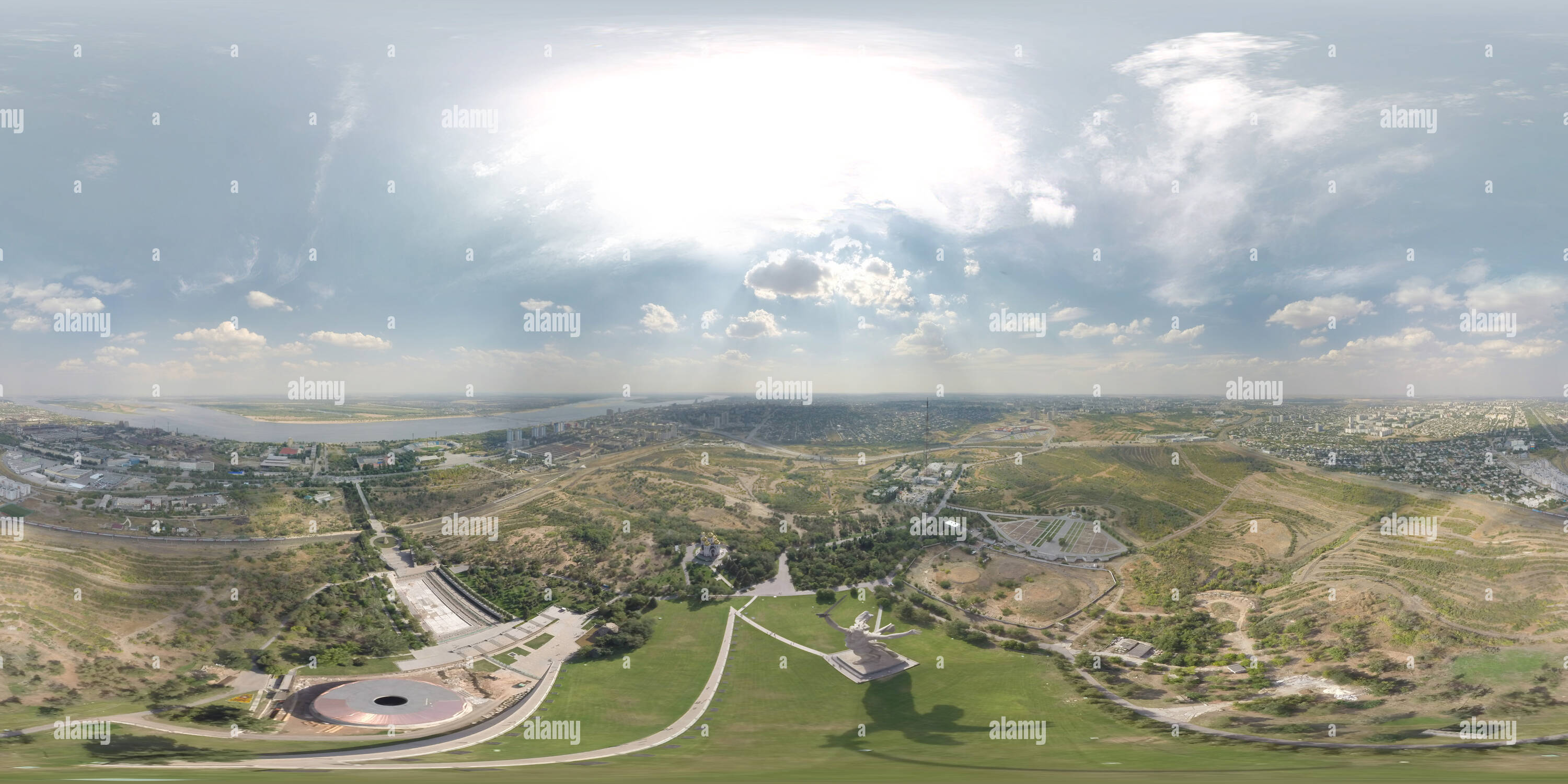 Volgograd aerial hi-res stock photography and images - Alamy