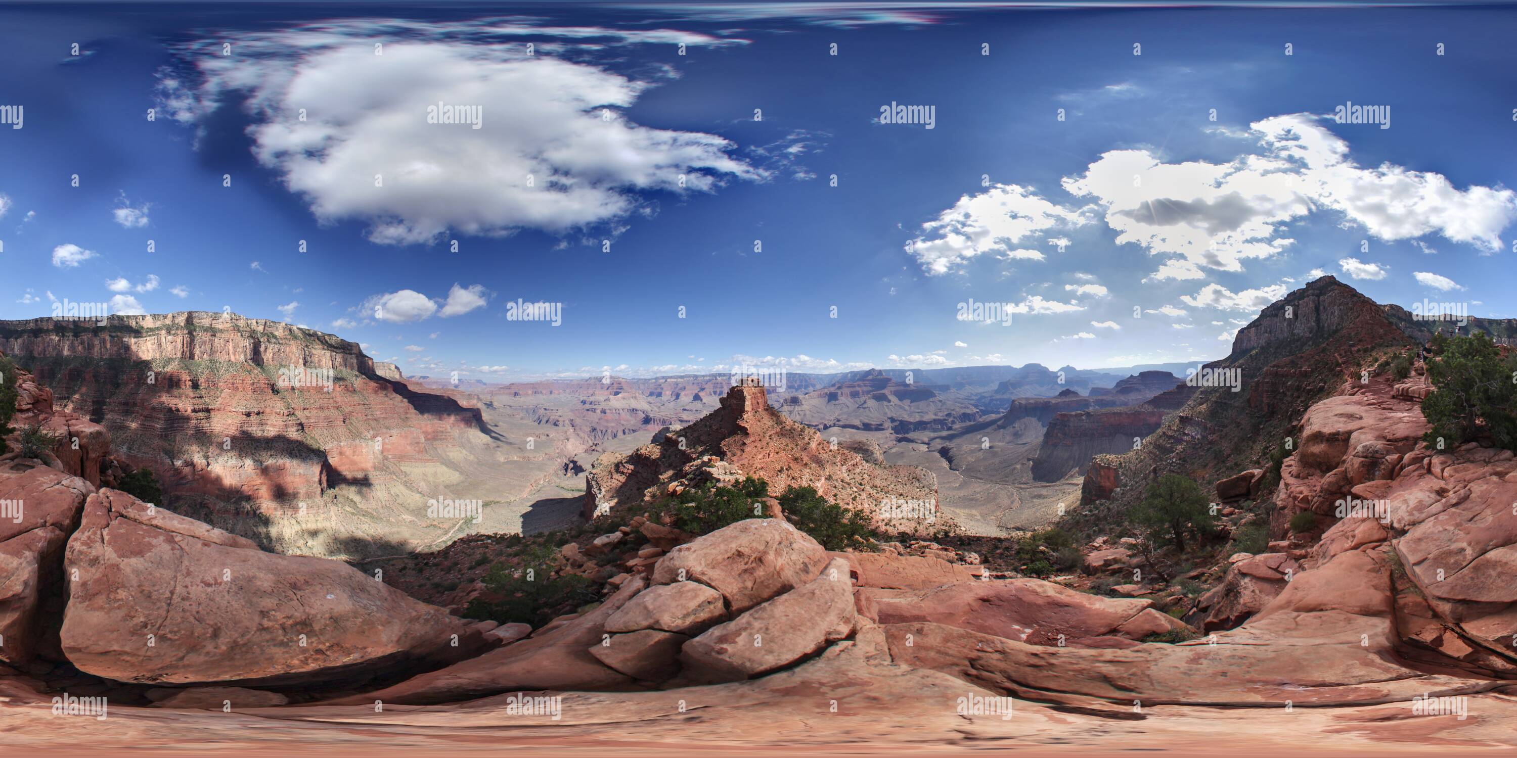 360° view of Grand Canyon South Kaibab - Alamy