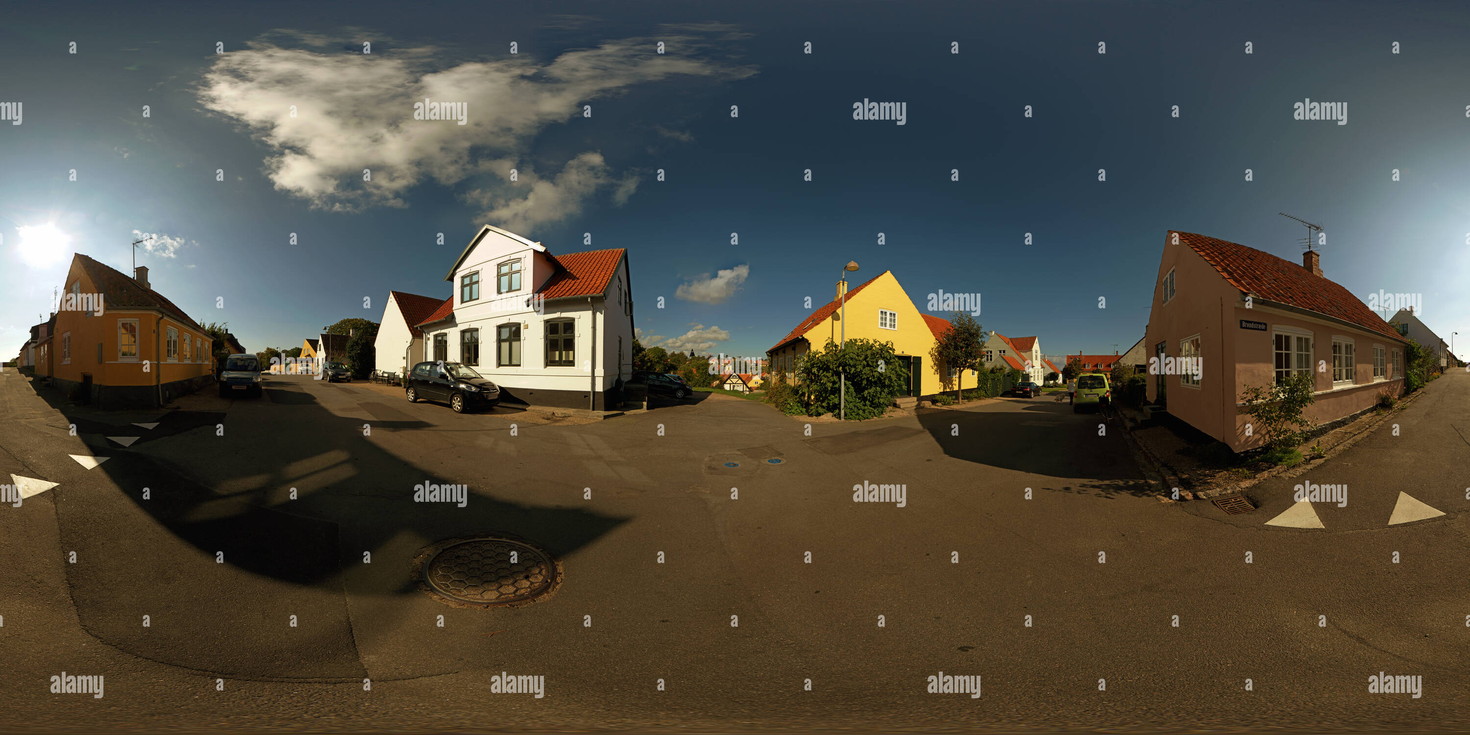 360° view of Svaneke on Bornholm - Alamy