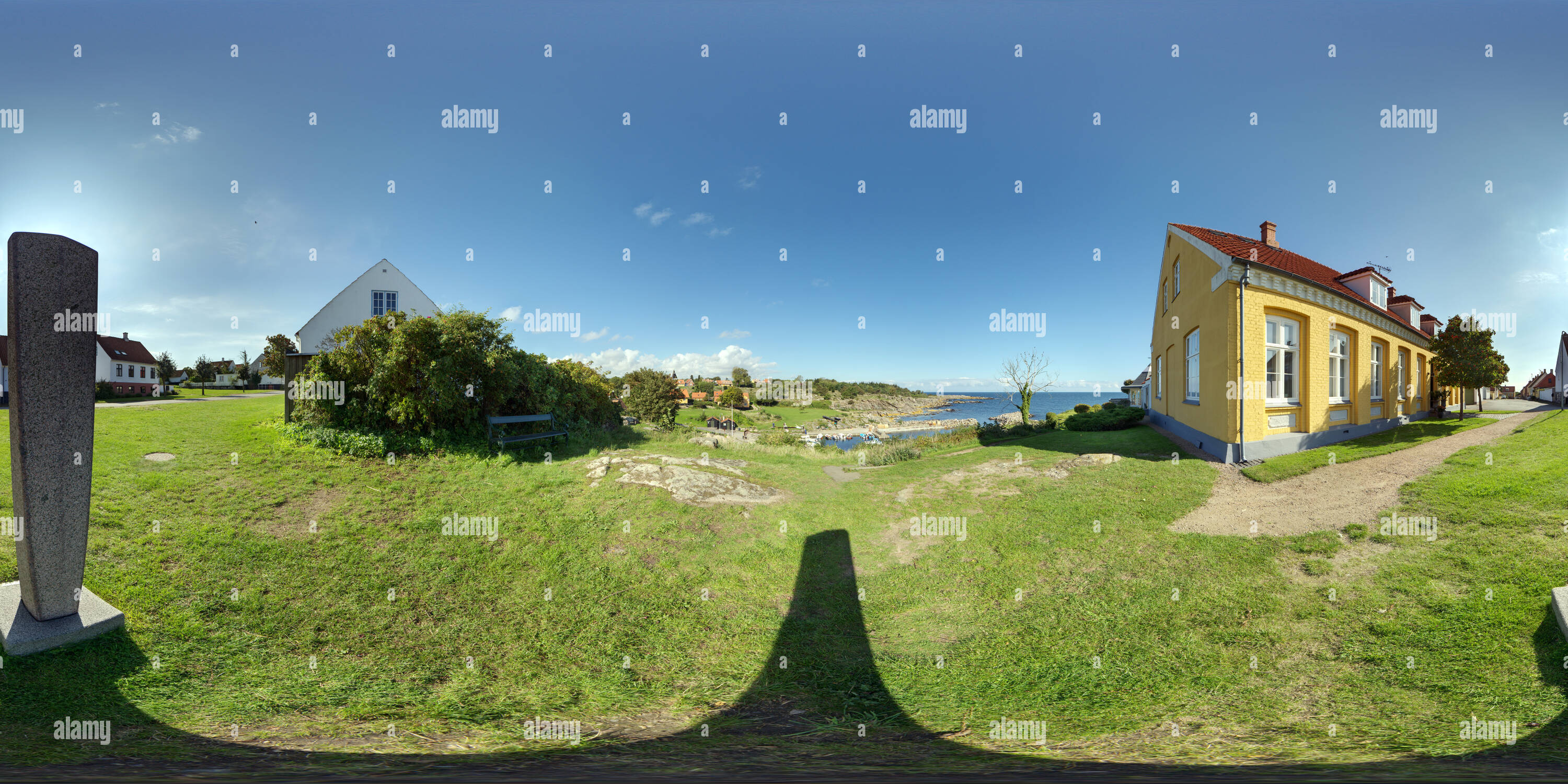 360° view of Svaneke on Bornholm 2 - Alamy
