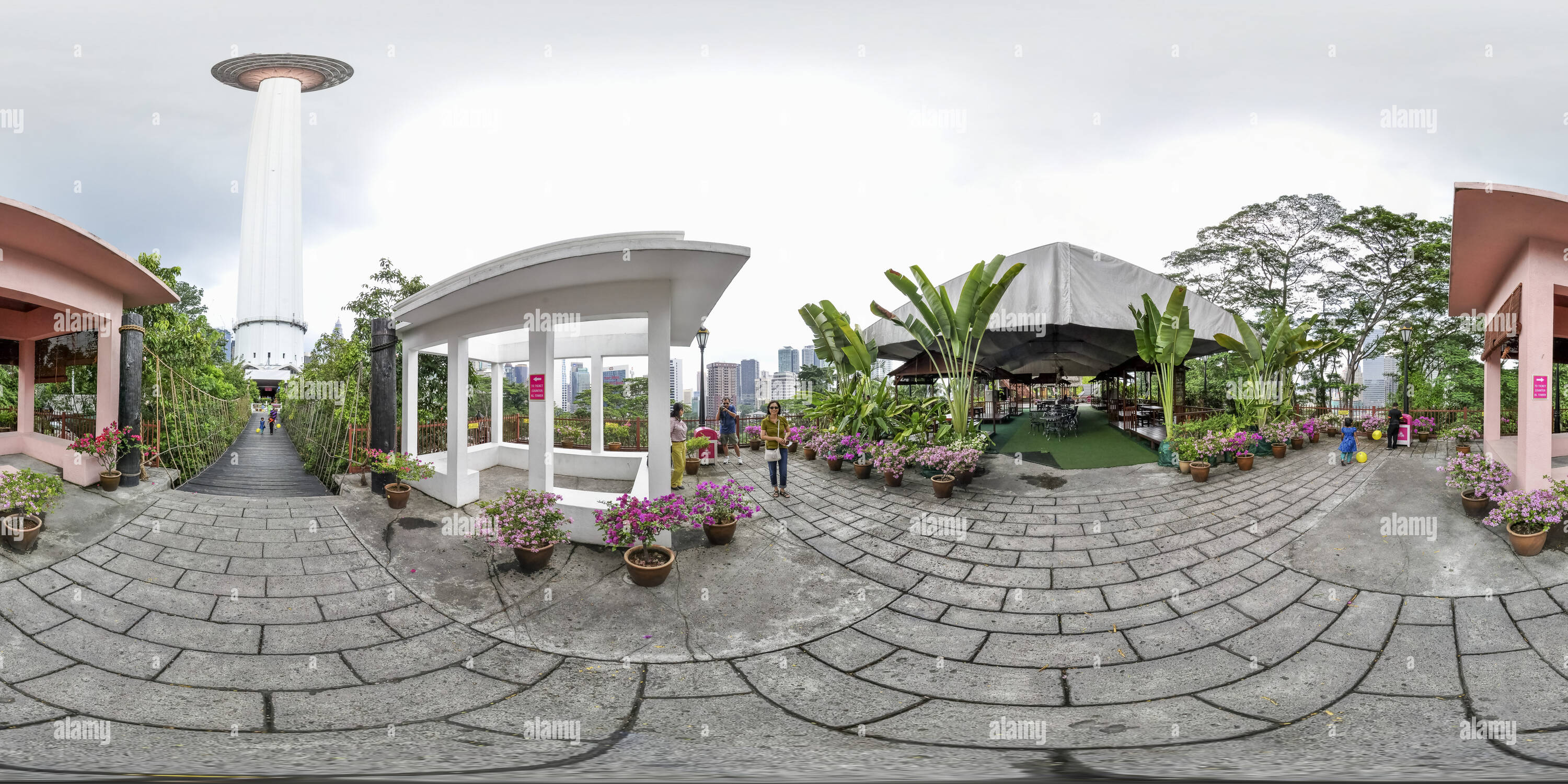 360° view of Menara Tower 2 - Alamy