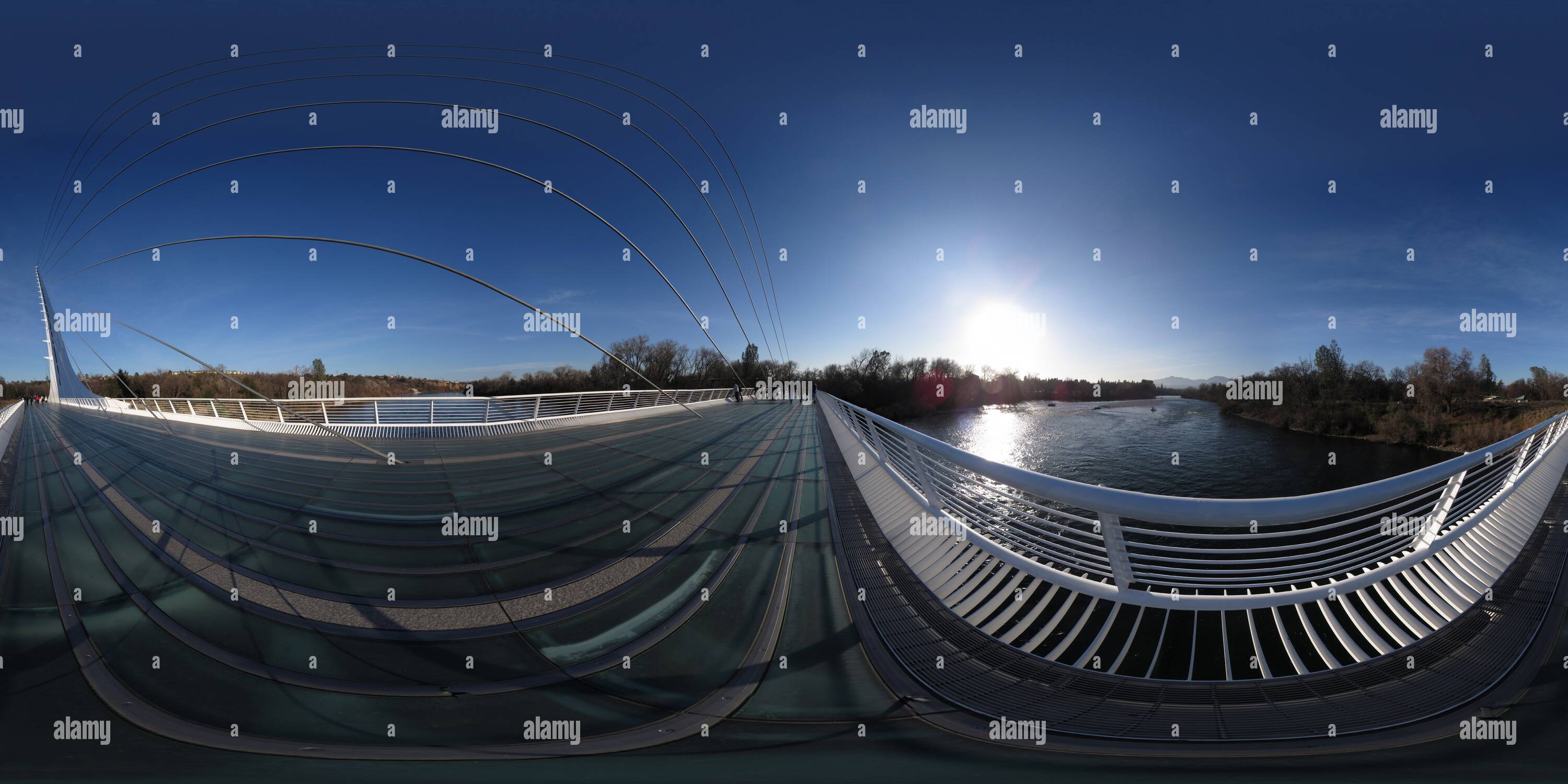 360° view of Sundial Bridge [2] - Alamy