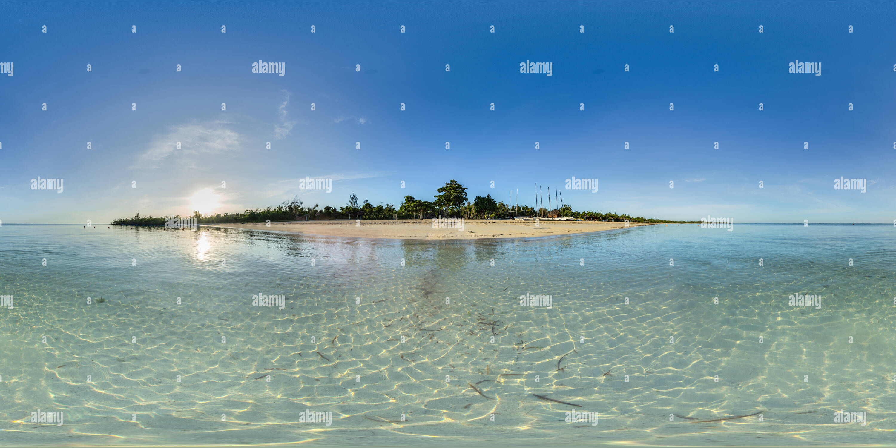 360° view of Hotel Riu Playa Turquesa - Alamy
