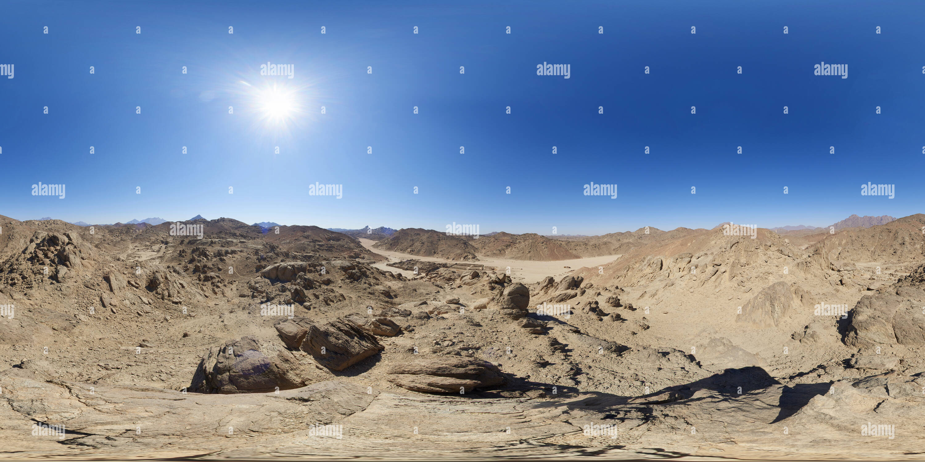360° view of Mons Claudianus, Roman quarry, Eastern desert, Egypt - Alamy