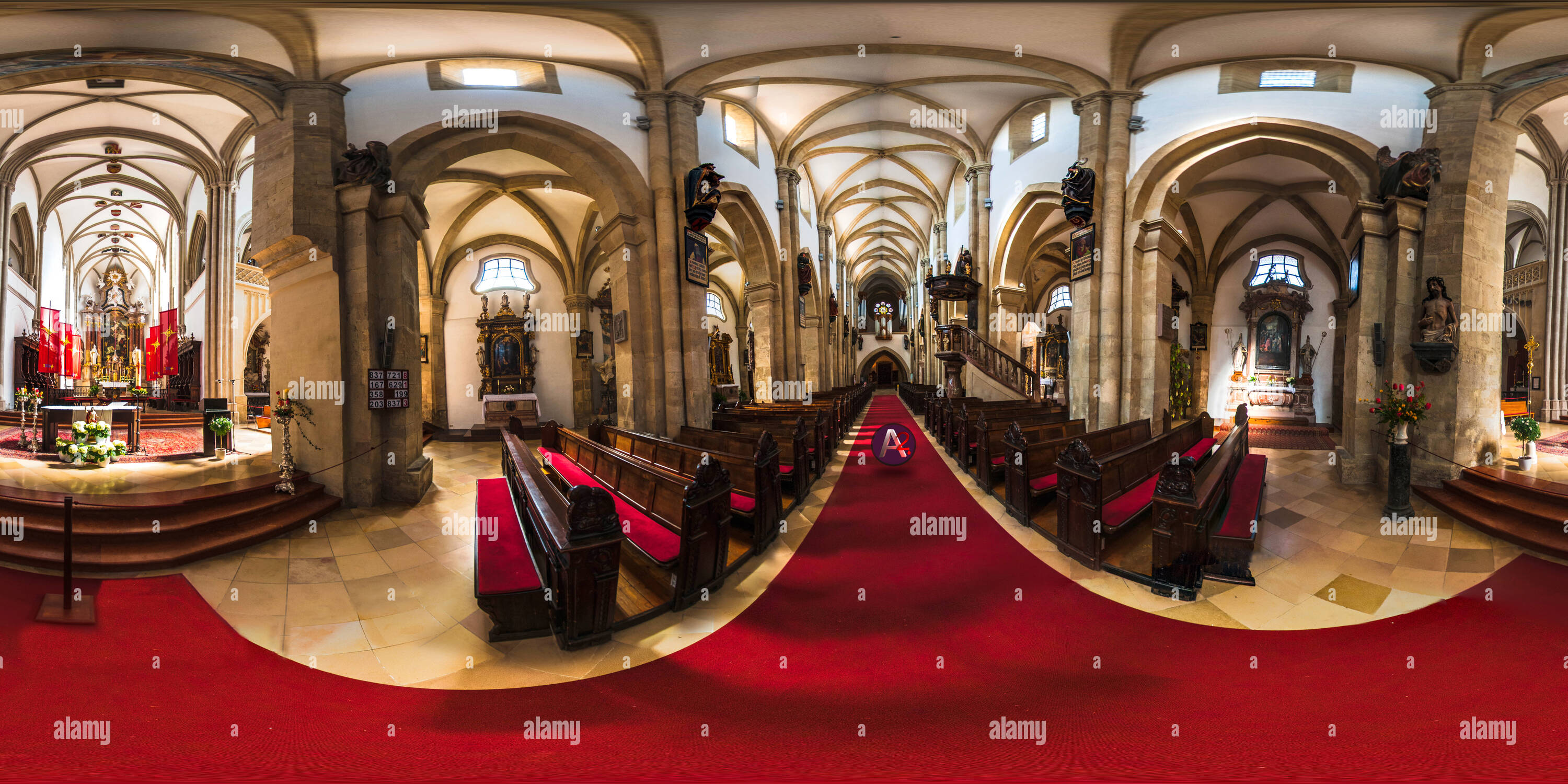 360° view of Dom Wr Neustadt - Alamy