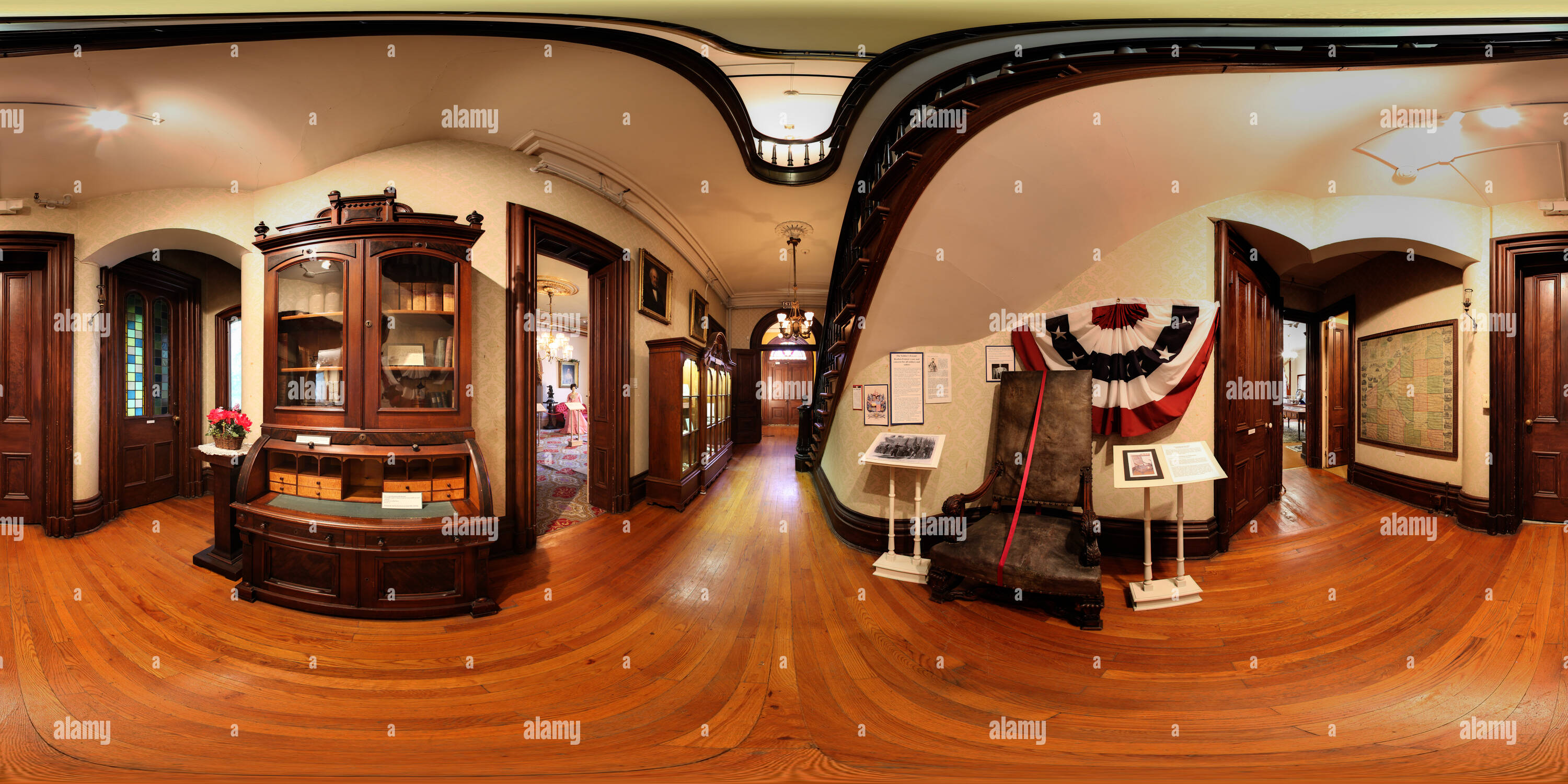 360° view of Fenton History Center--Main Hall - Alamy