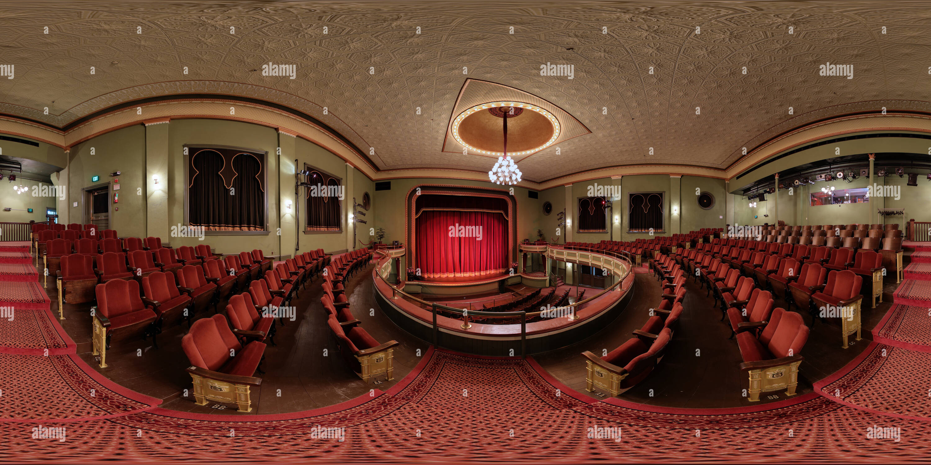 360° view of Fredonia Opera House, Balcony - Alamy