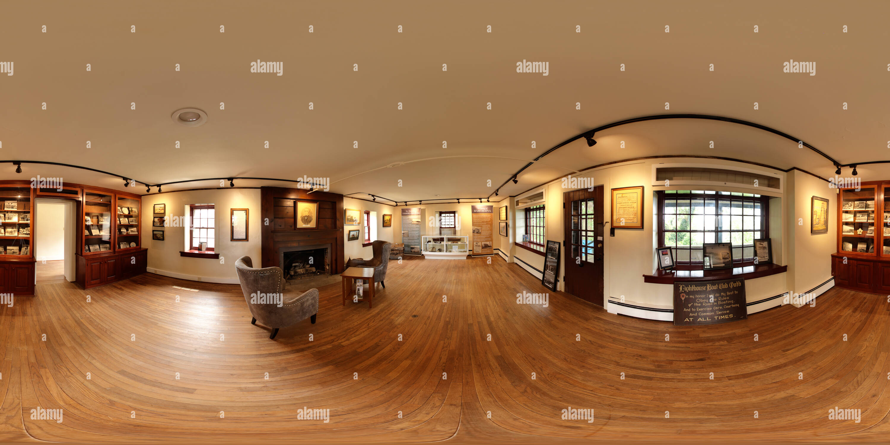 360° view of Barcelona Lighthouse Museum/Visitors' Center - Alamy