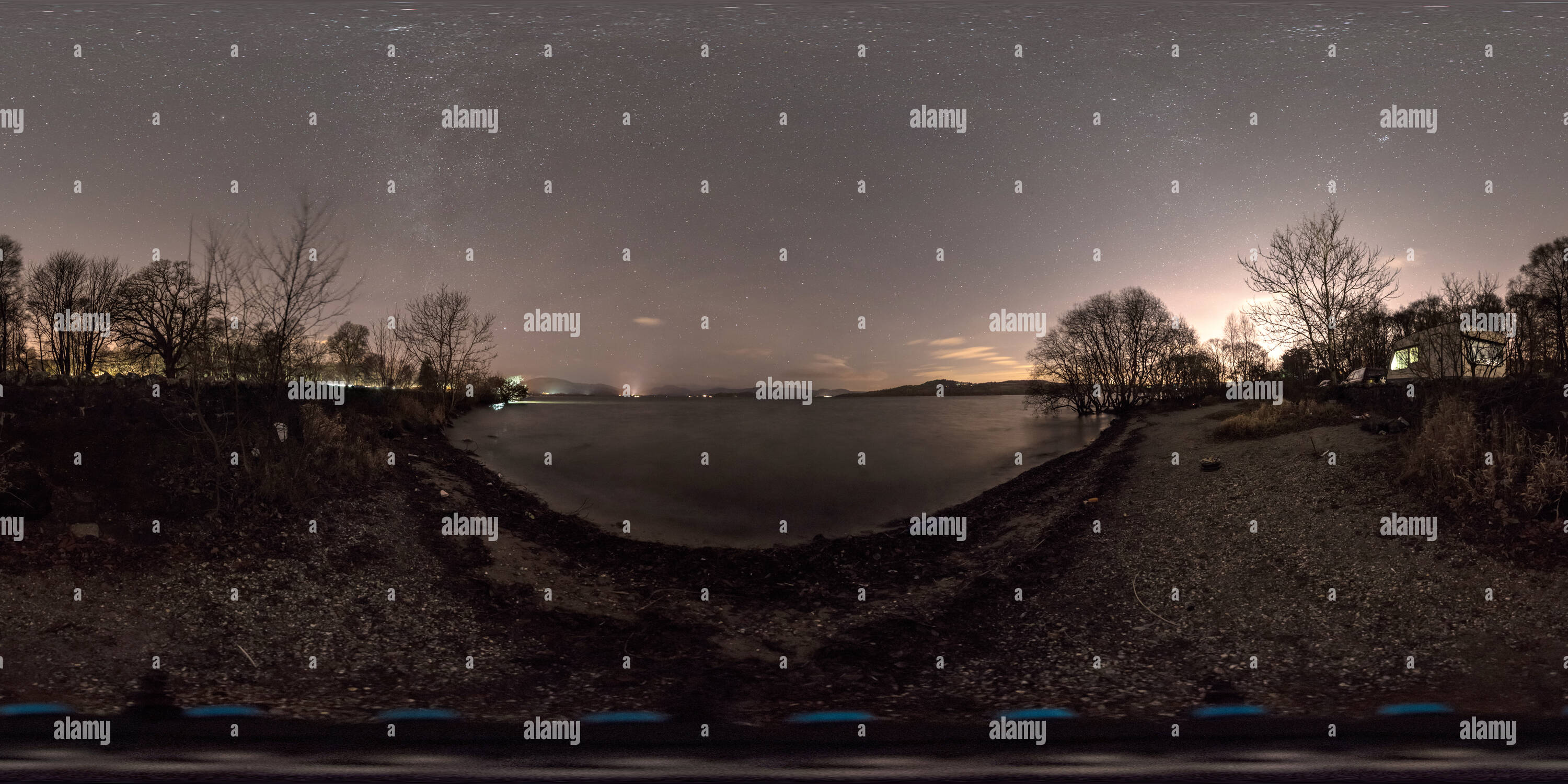 360° view of Duck Bay Starry Sky - Alamy
