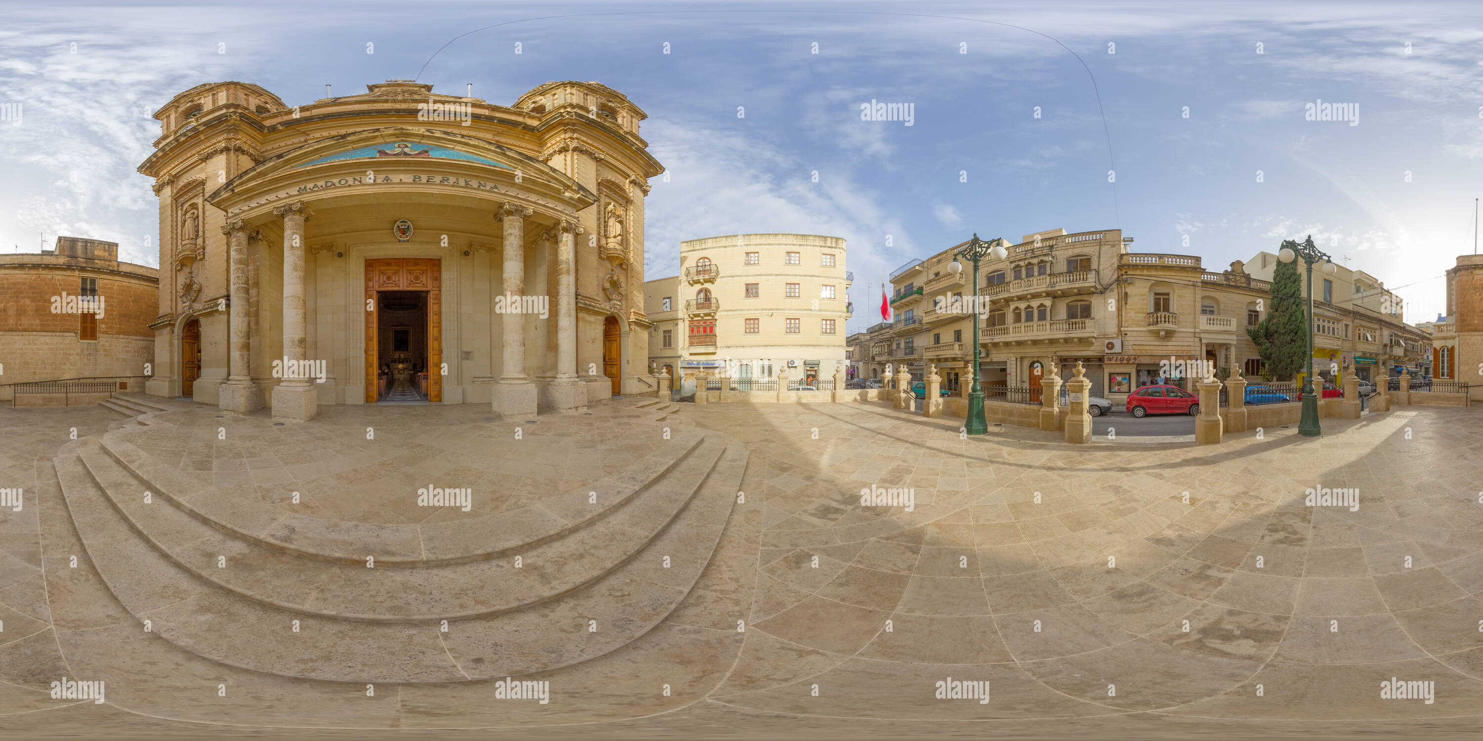 360° view of Gzira Parish Church - Alamy
