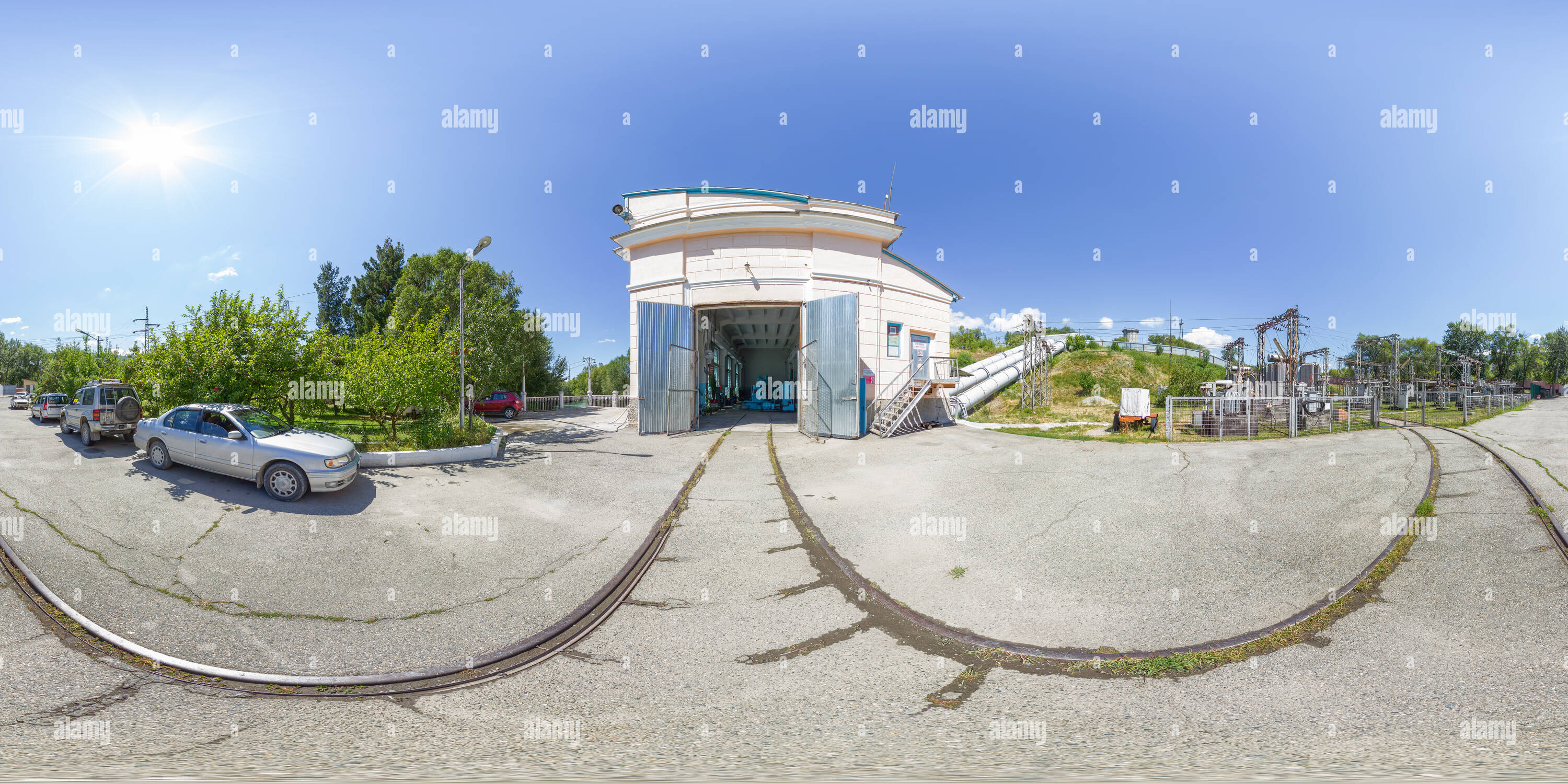 360° view of The Karatal hydropower station - Alamy