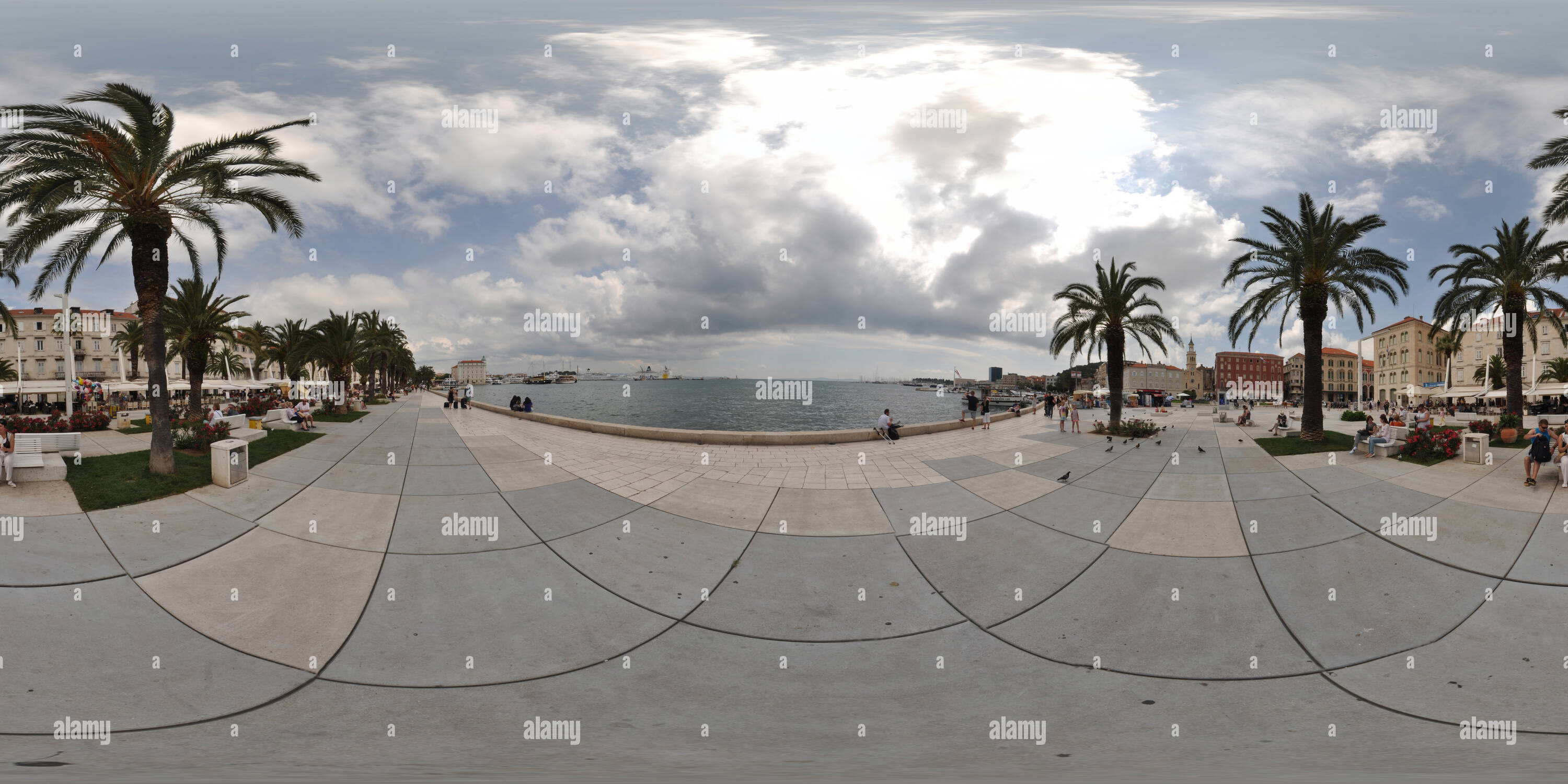 360° view of Split - Croatia - Alamy