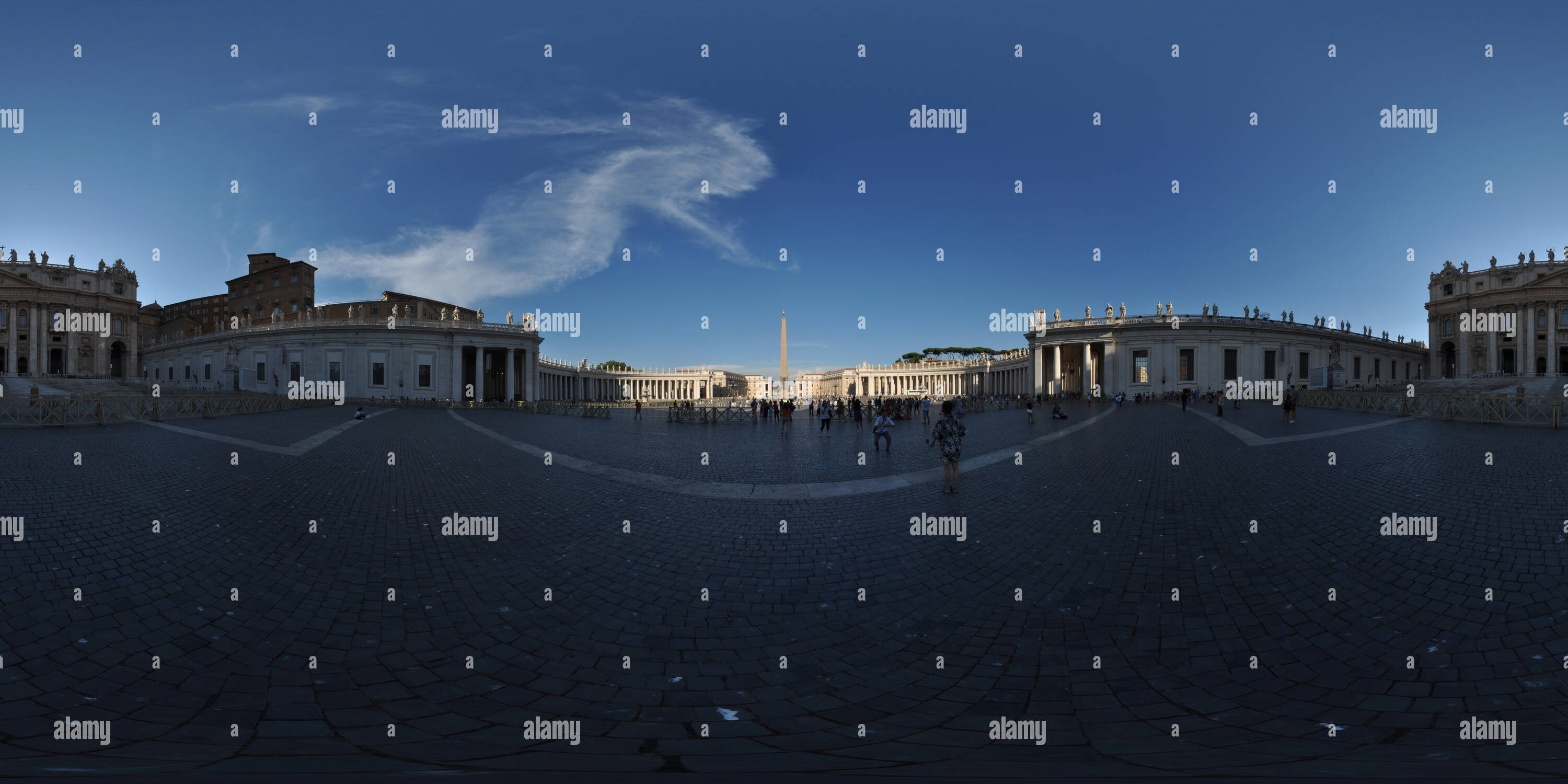 360° view of Vatican - Piazza San Pietro - Rome - Alamy