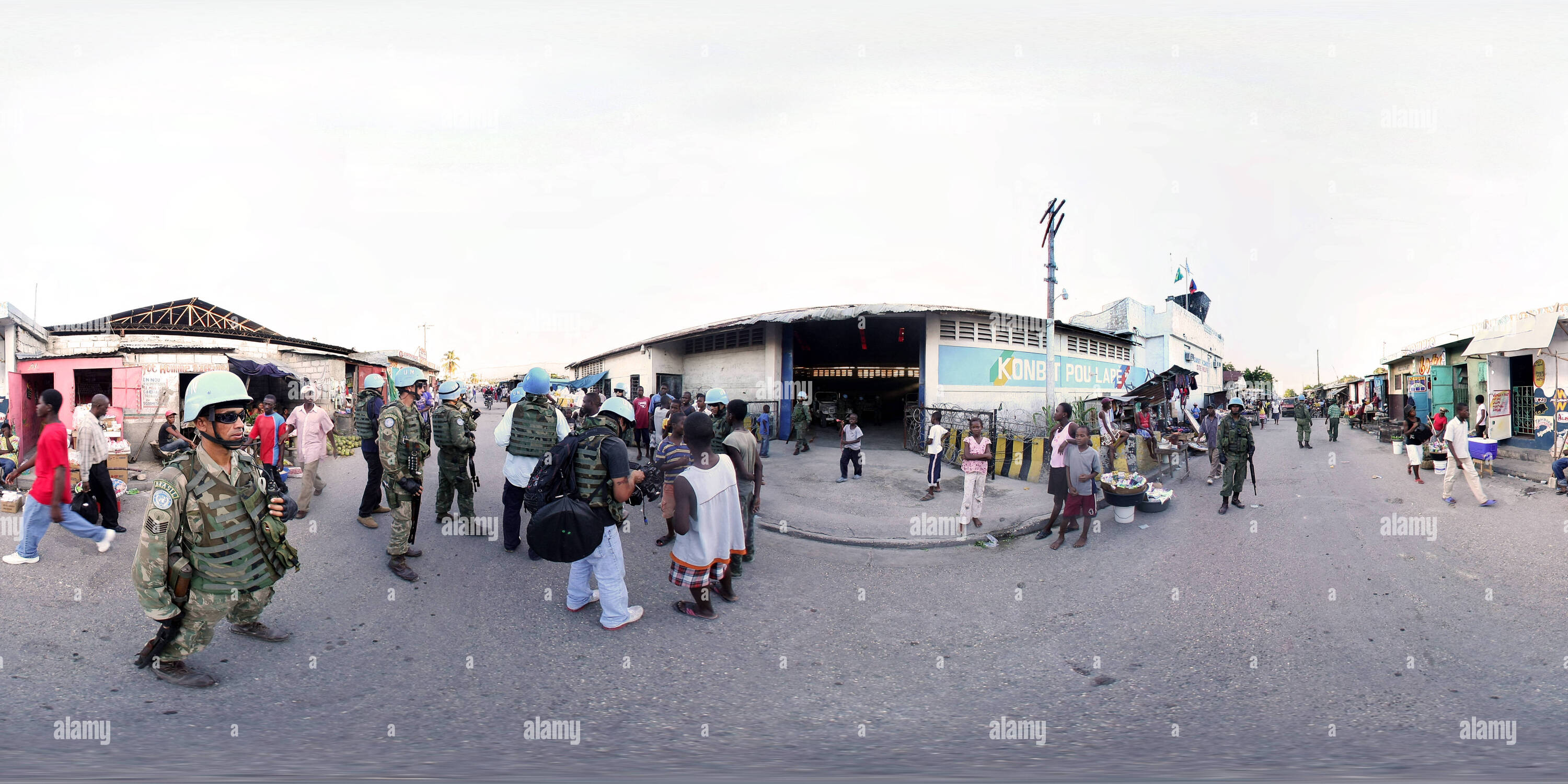 360° view of Brazilian Marine Base in Cite Militaire - Port-au-Prince ...
