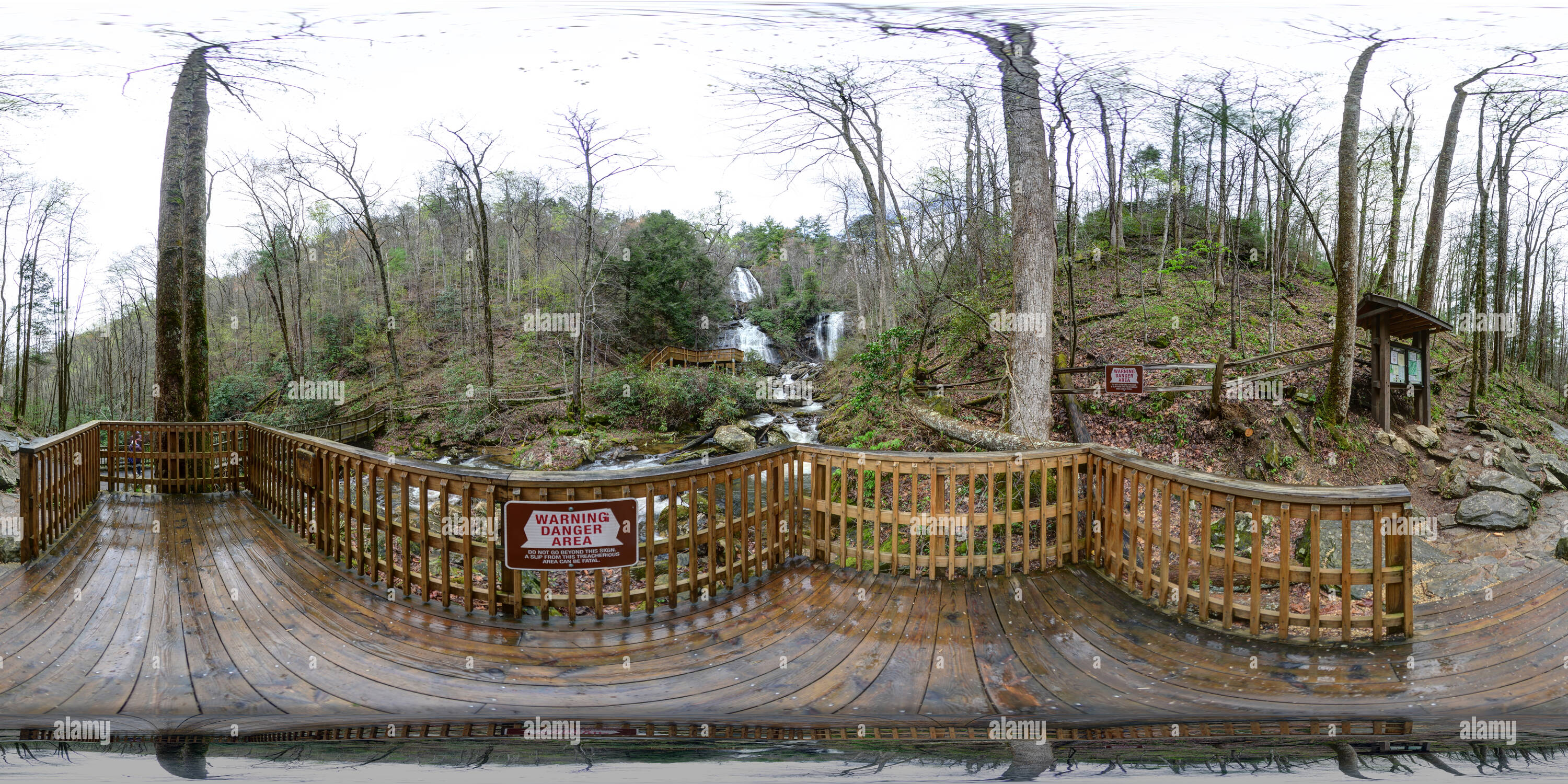 360° view of Anna Ruby Falls - Alamy