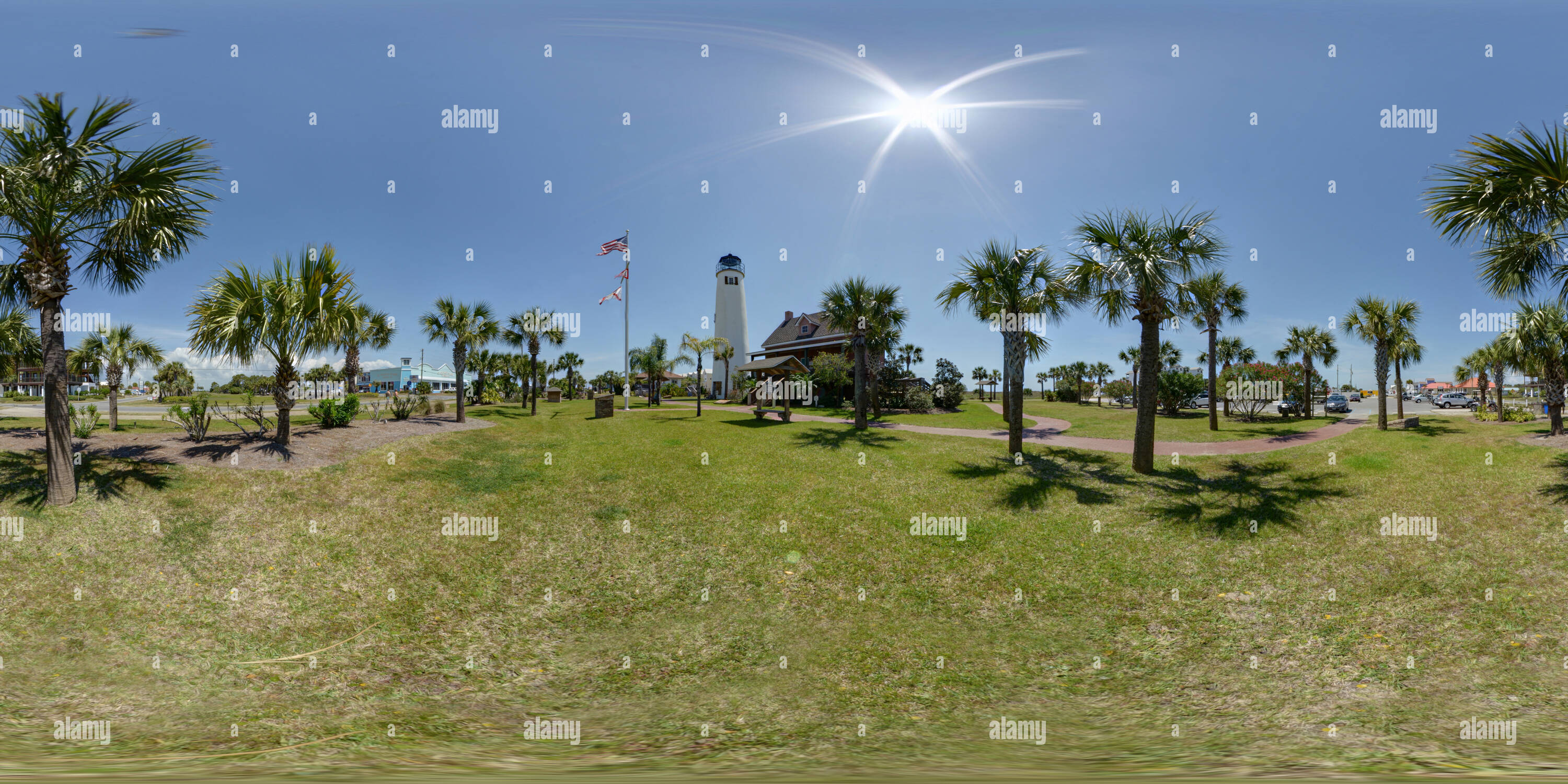 360° view of St George Lighthouse 1 - Alamy