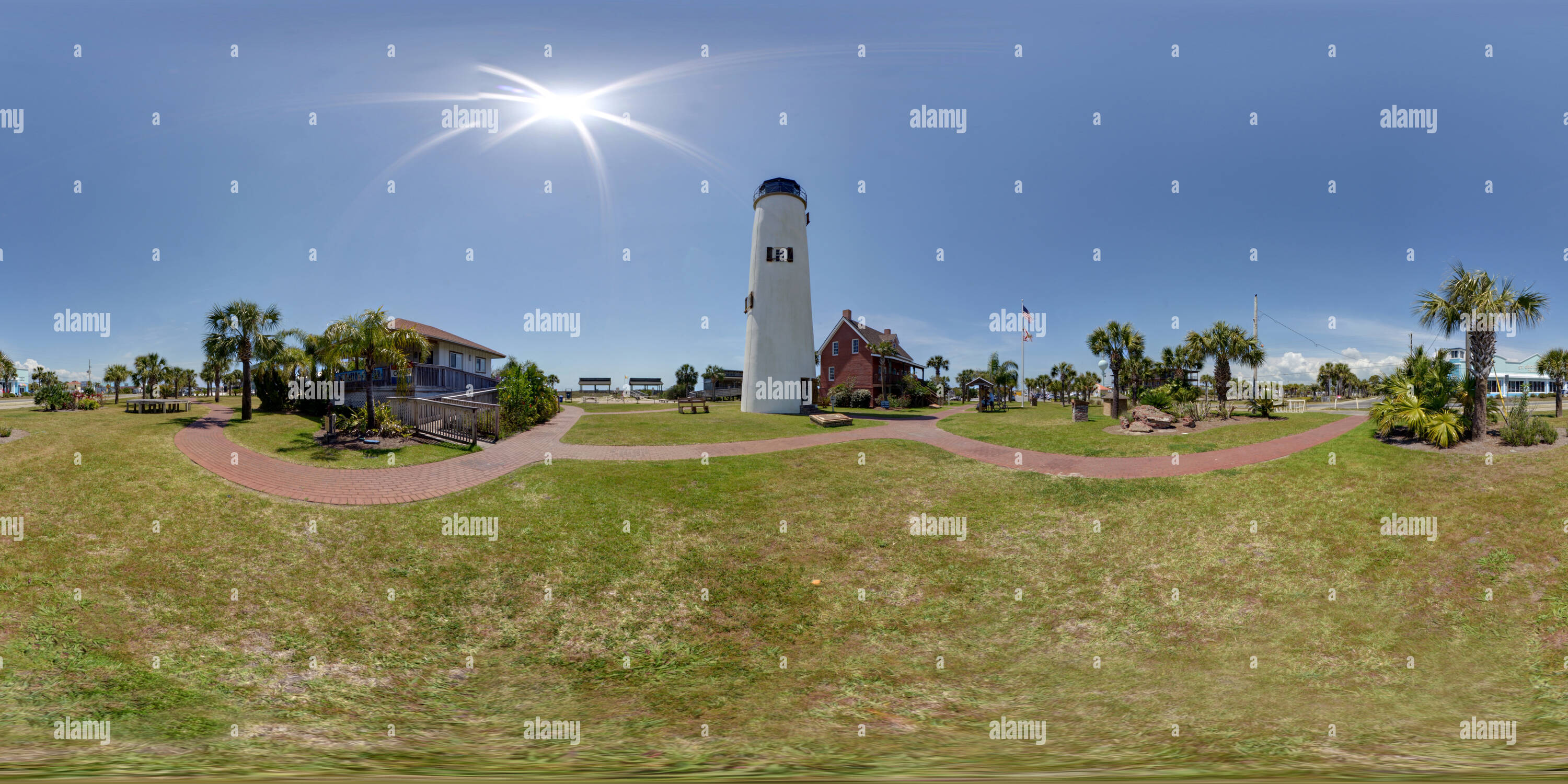 360° view of St George Lighthouse 2 - Alamy