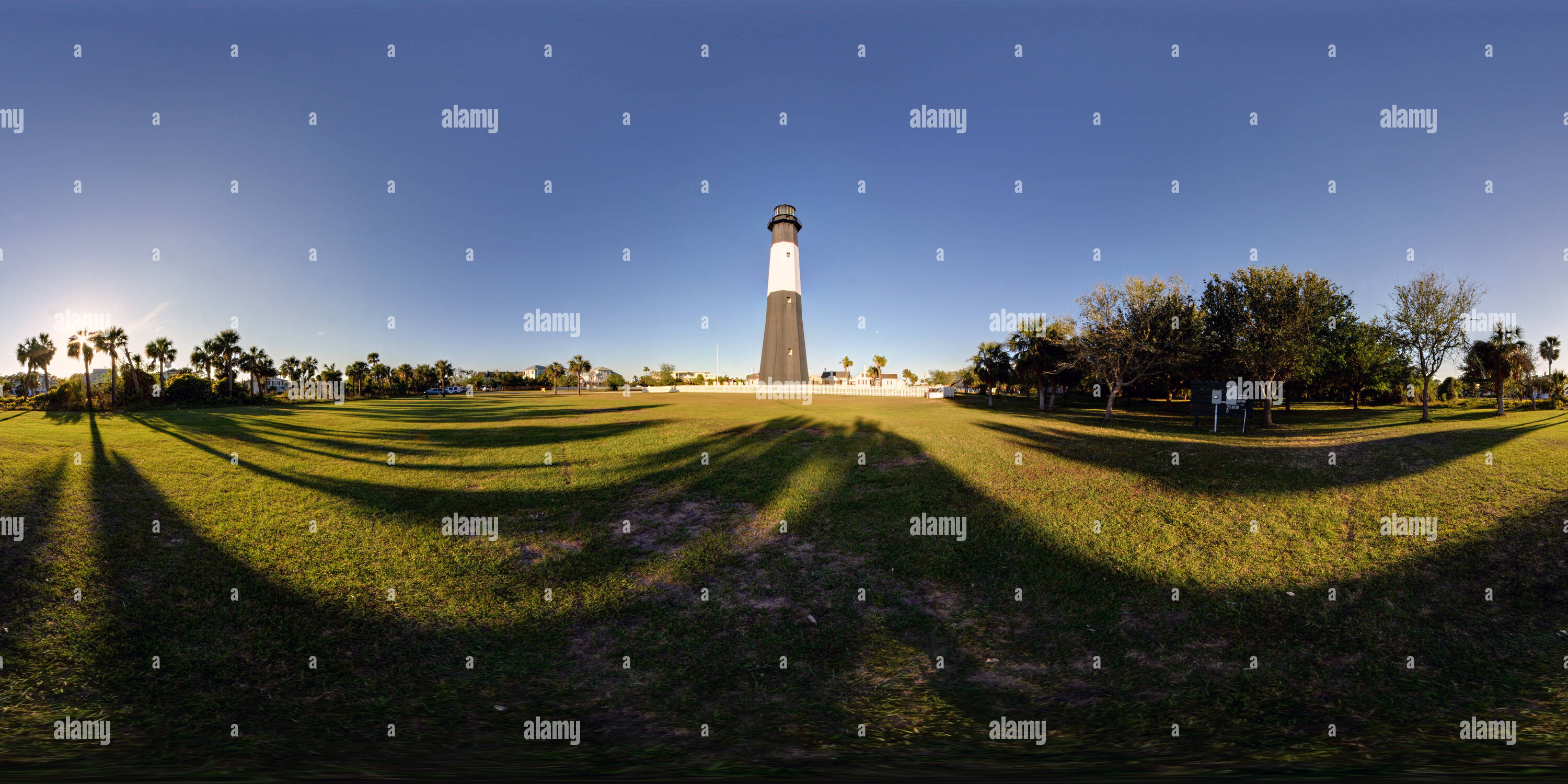 360° view of Tybee Island Lighthouse 3 - Alamy