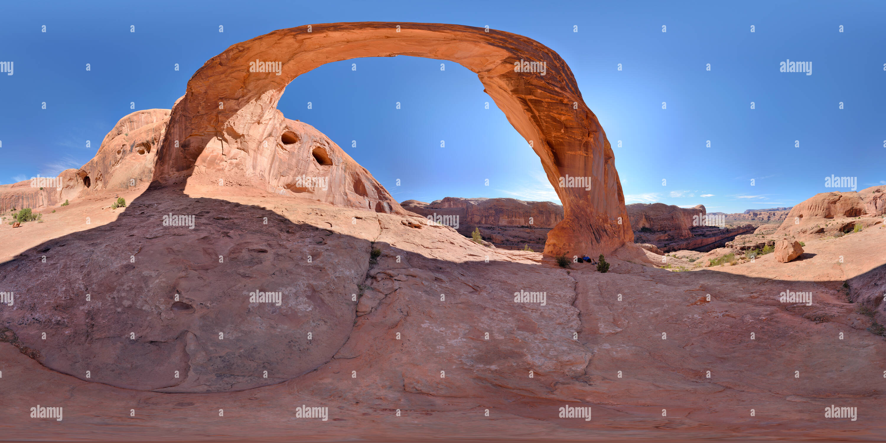 360° view of Corona Arch, Moab, Utah USA - Alamy
