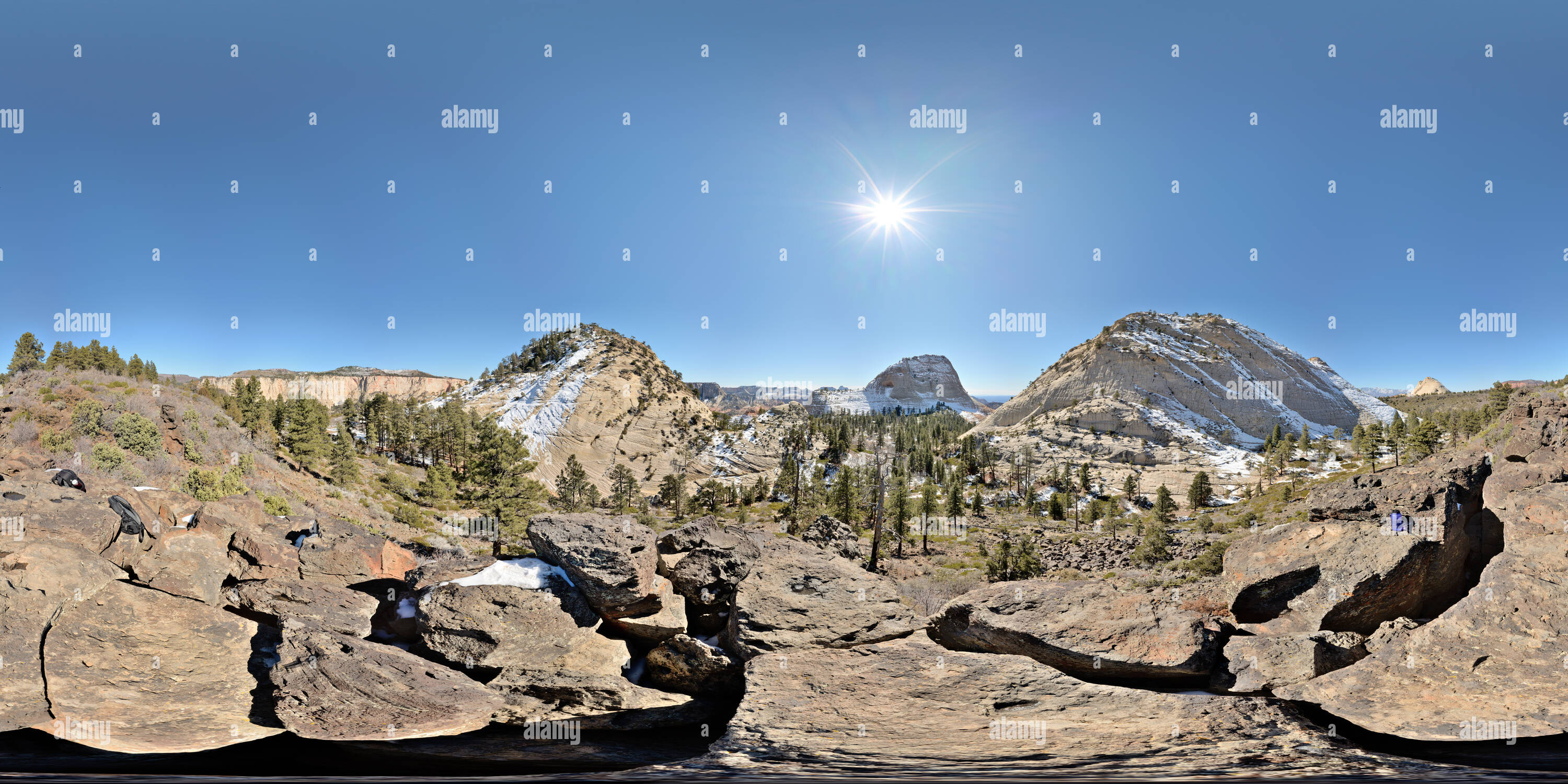 Northgate peaks zion national park hi-res stock photography and images ...
