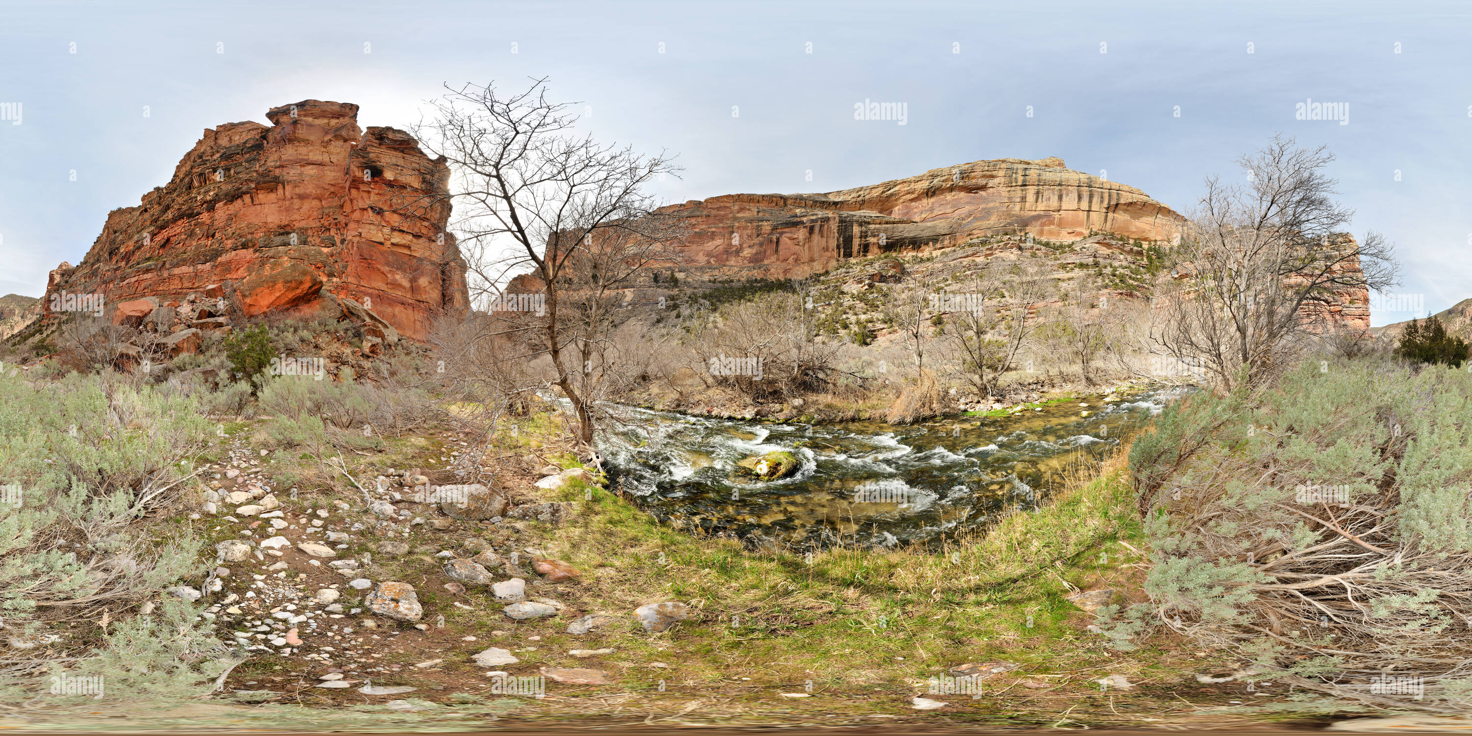360° view of Jones Hole, Dinosaur National Monument, Utah, USA - Alamy