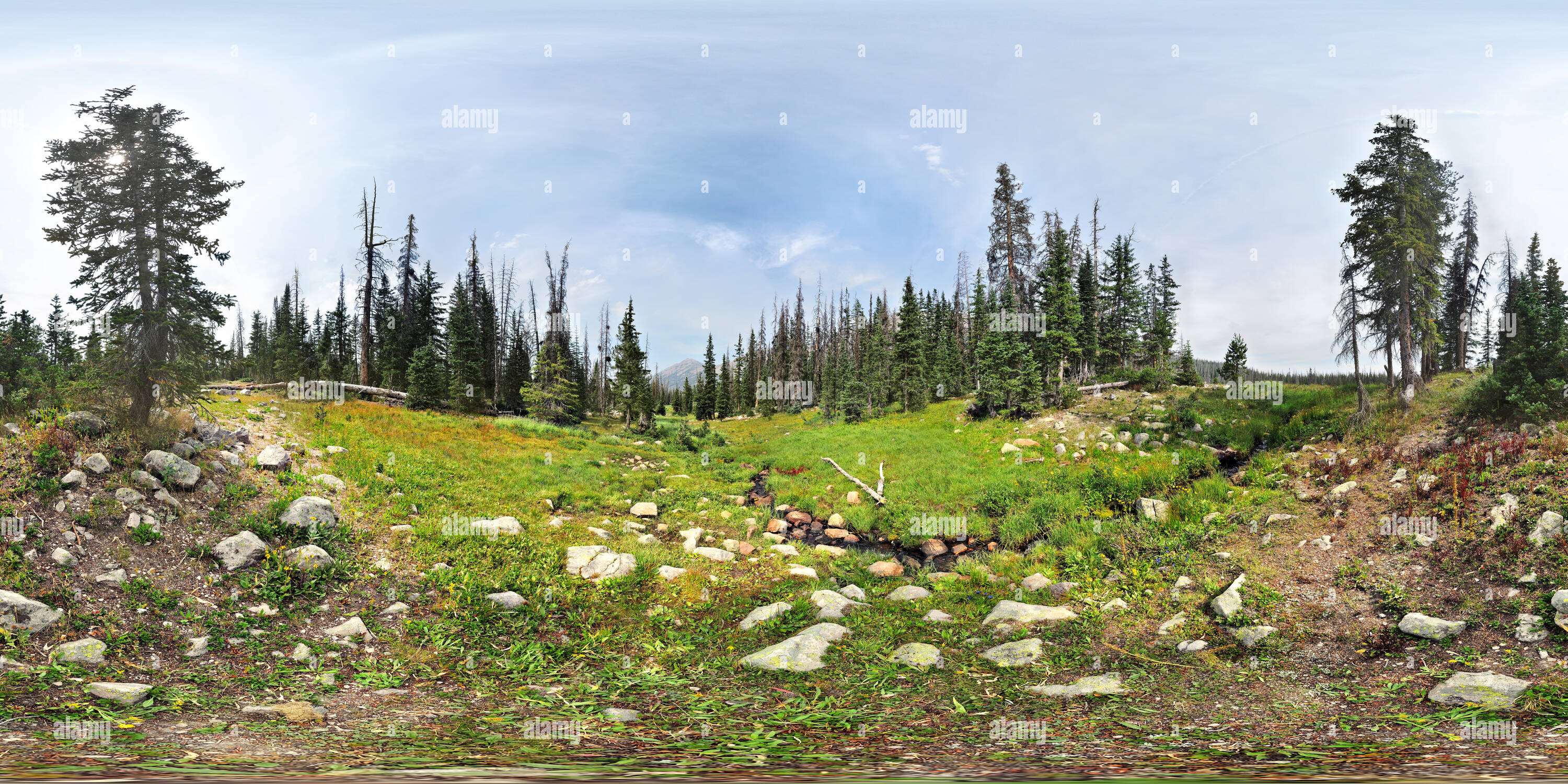 360° view of Highline Trailhead, Uintah Mountains, Utah, USA - Alamy