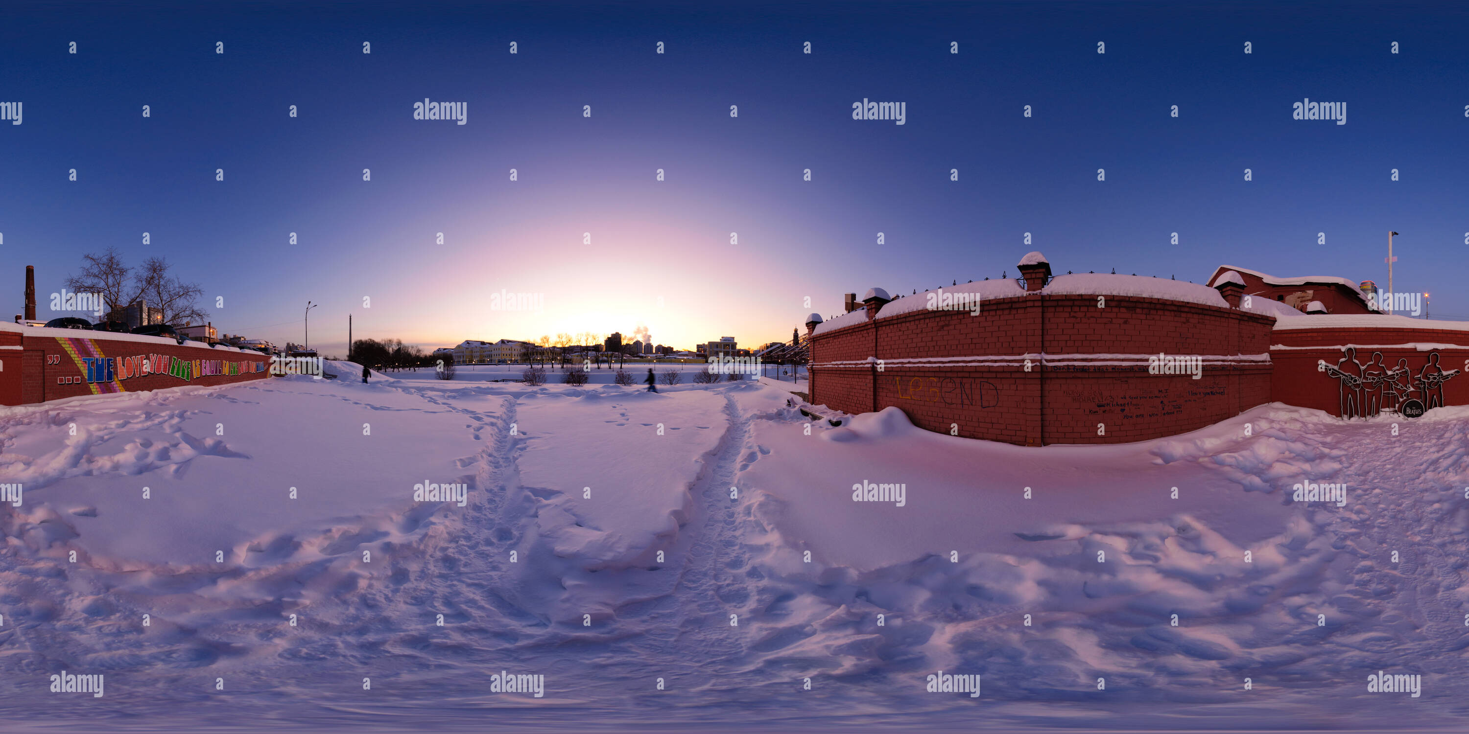 360° view of Monument «The Beatles» - Alamy