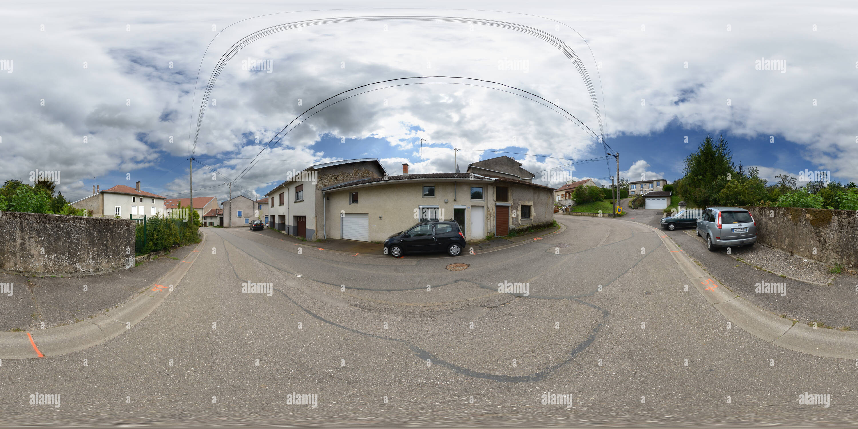 360° view of 28 rue de l'armée Paton, Bouxières-aux-chênes, France - Alamy