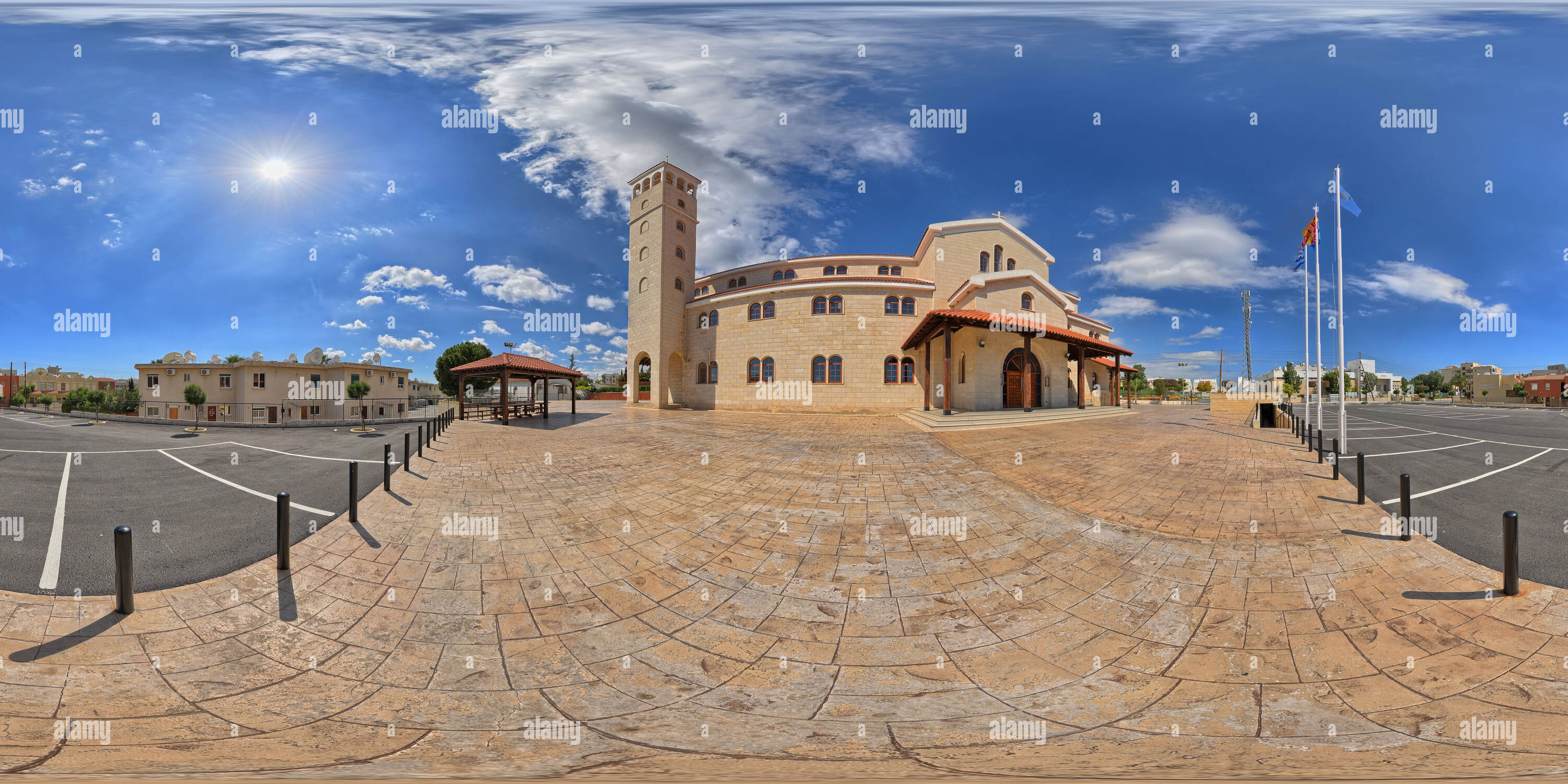 360° view of prophitis elias - lemesos - Alamy