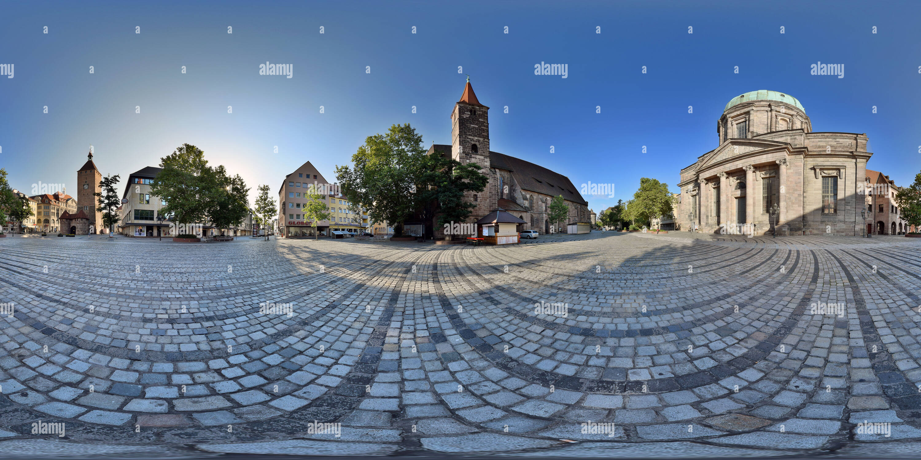 360° view of Nuremberg - Jacob's Square - Alamy