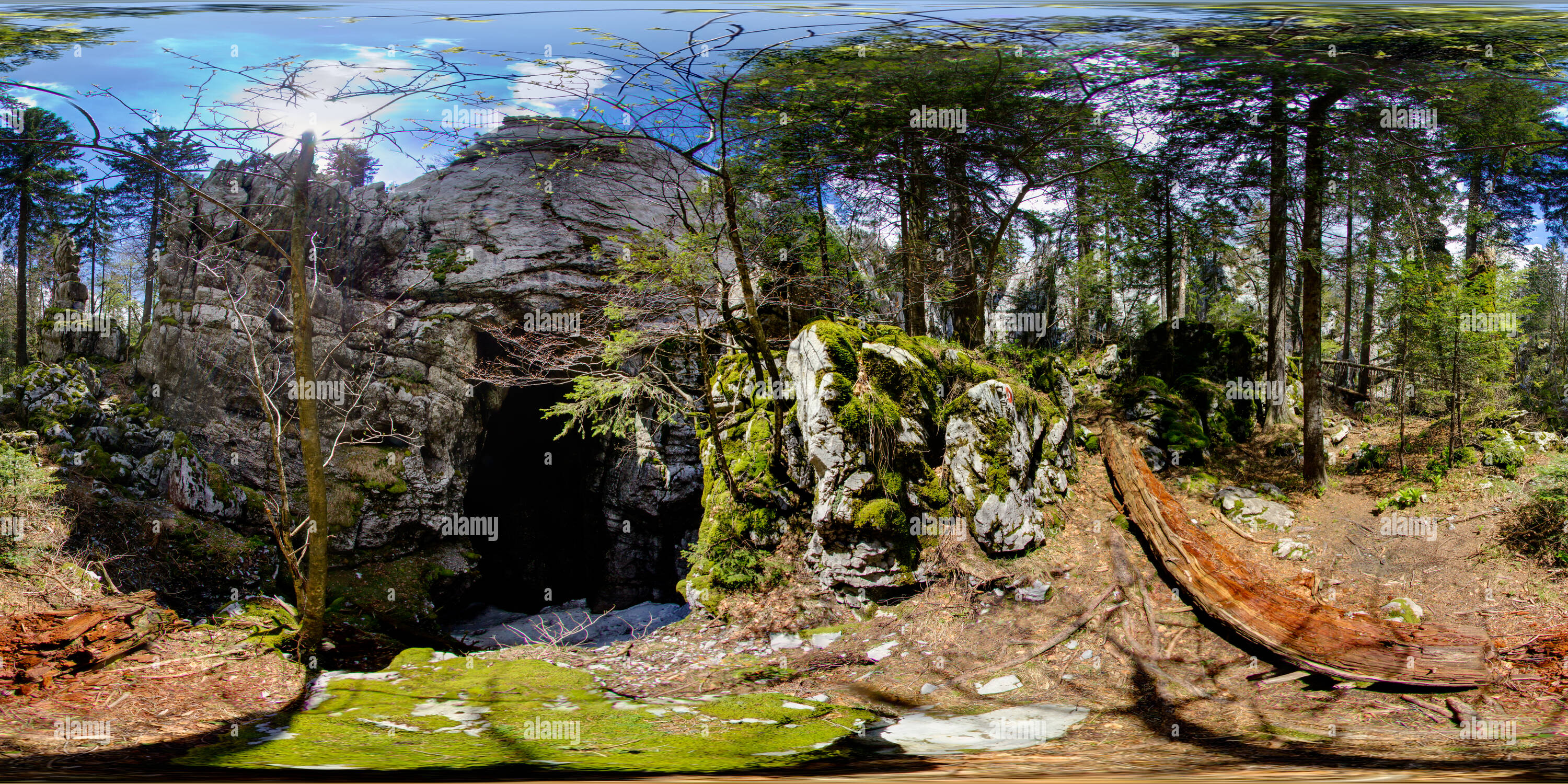 360° view of Samarske stijene, južna skupina (Pack-saddle rocks, south ...