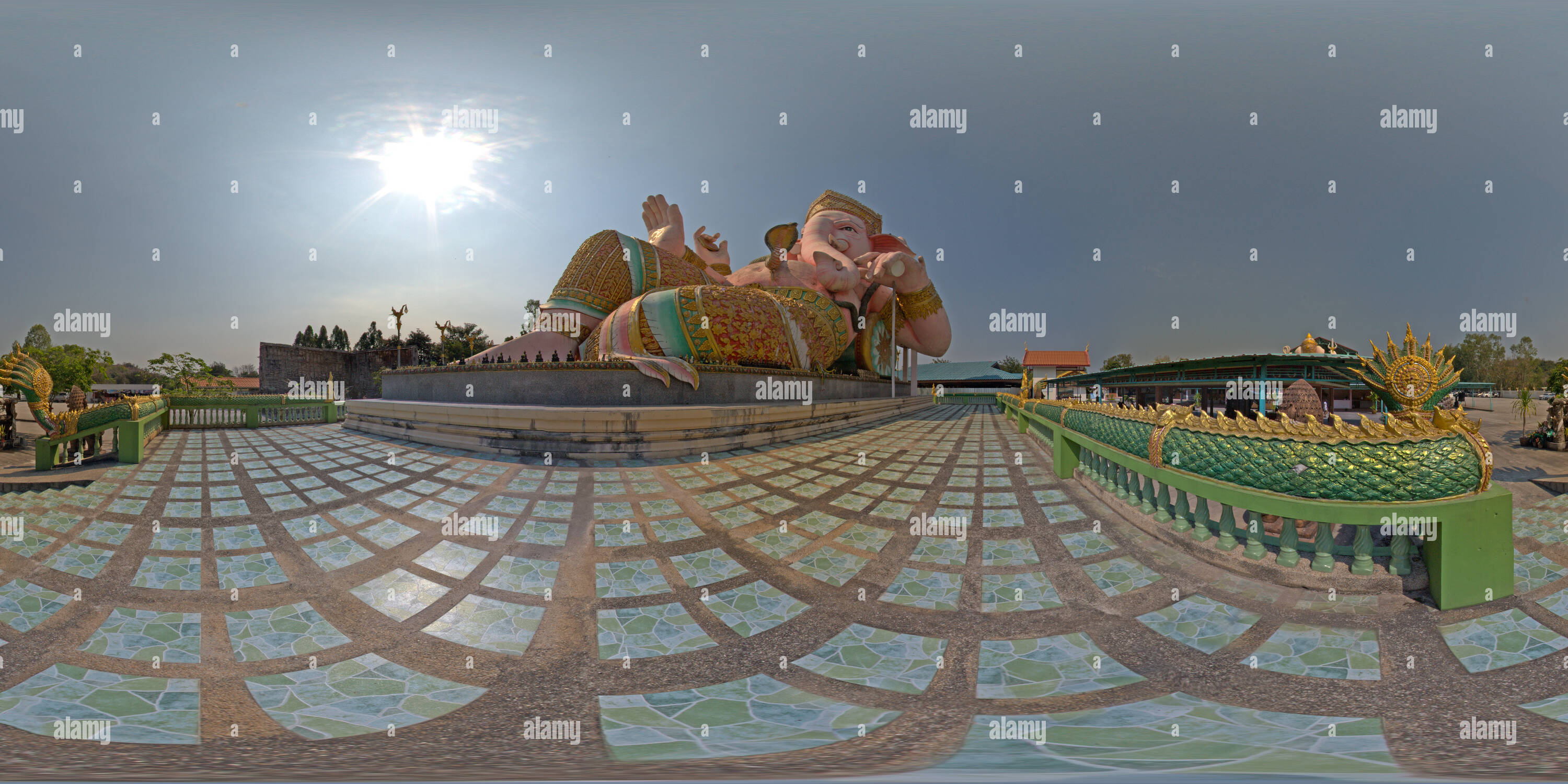 360° view of Phra Pikanet, Ganesha Park, Nakhon Nayok, Thailand - Alamy