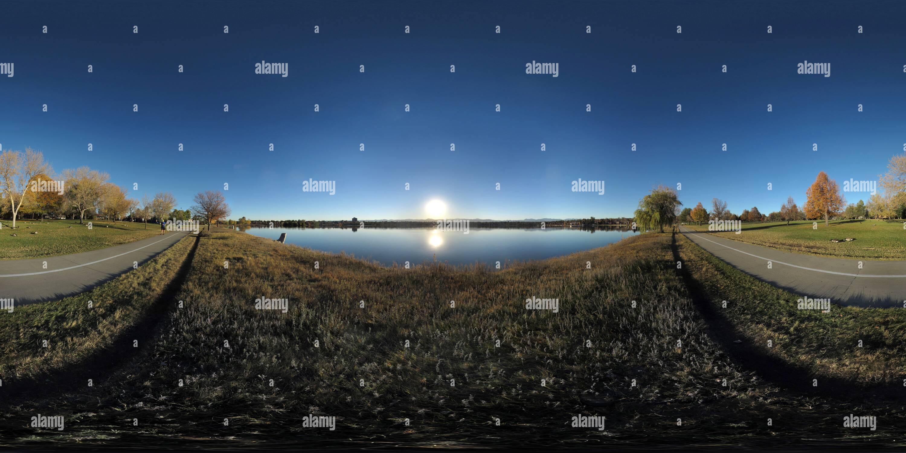 360° view of Sloan's Lake Park - Alamy