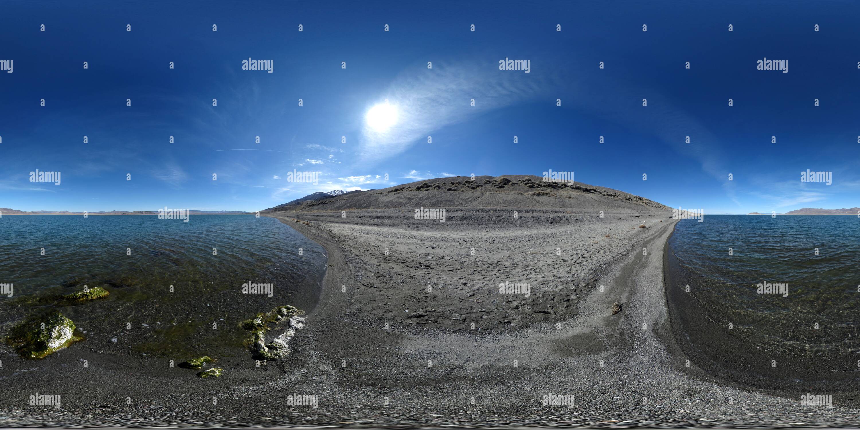Nevada Pyramid Lake Indian Reservation High Resolution Stock ...