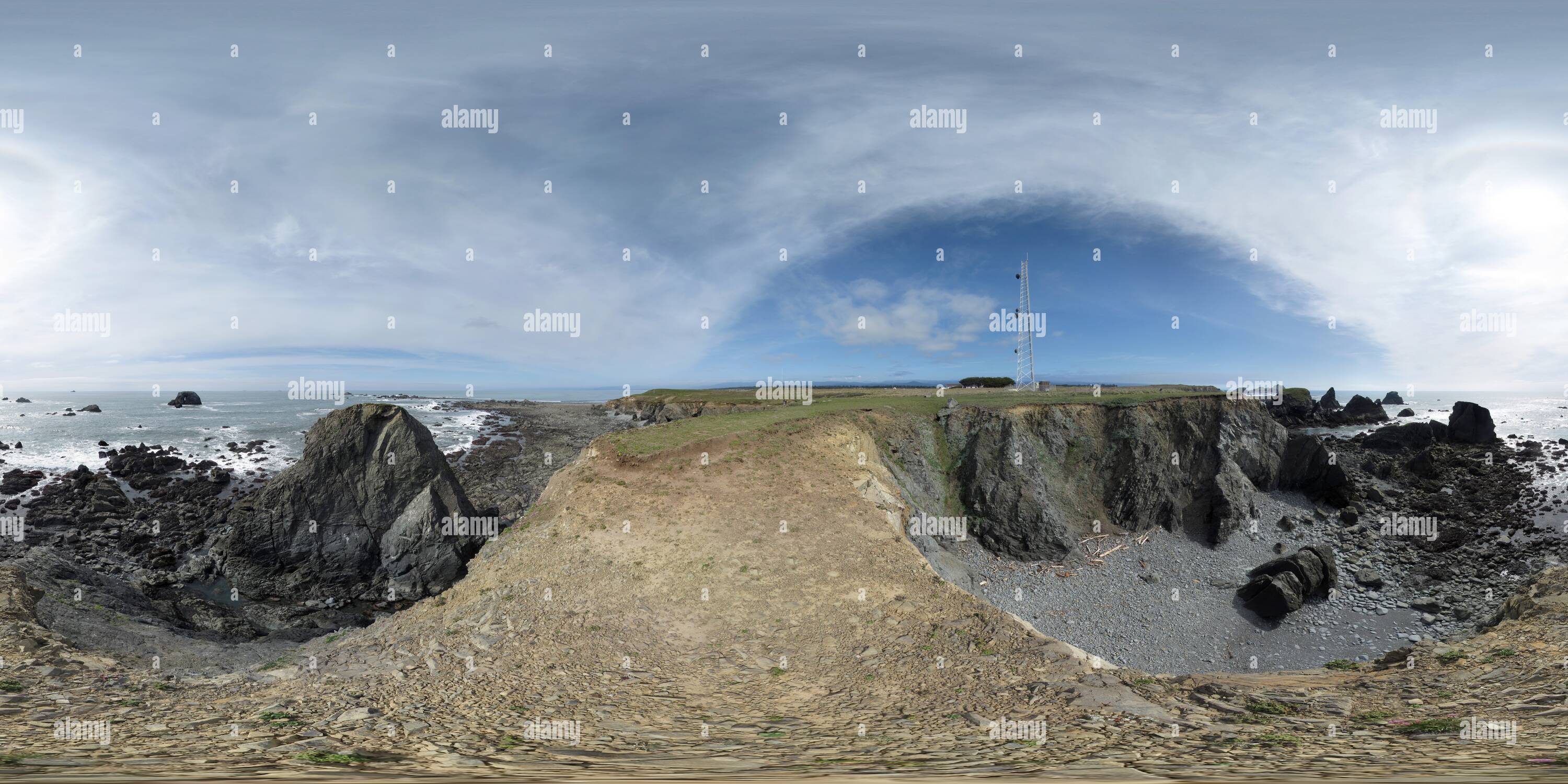 360° view of Point St. George - Alamy