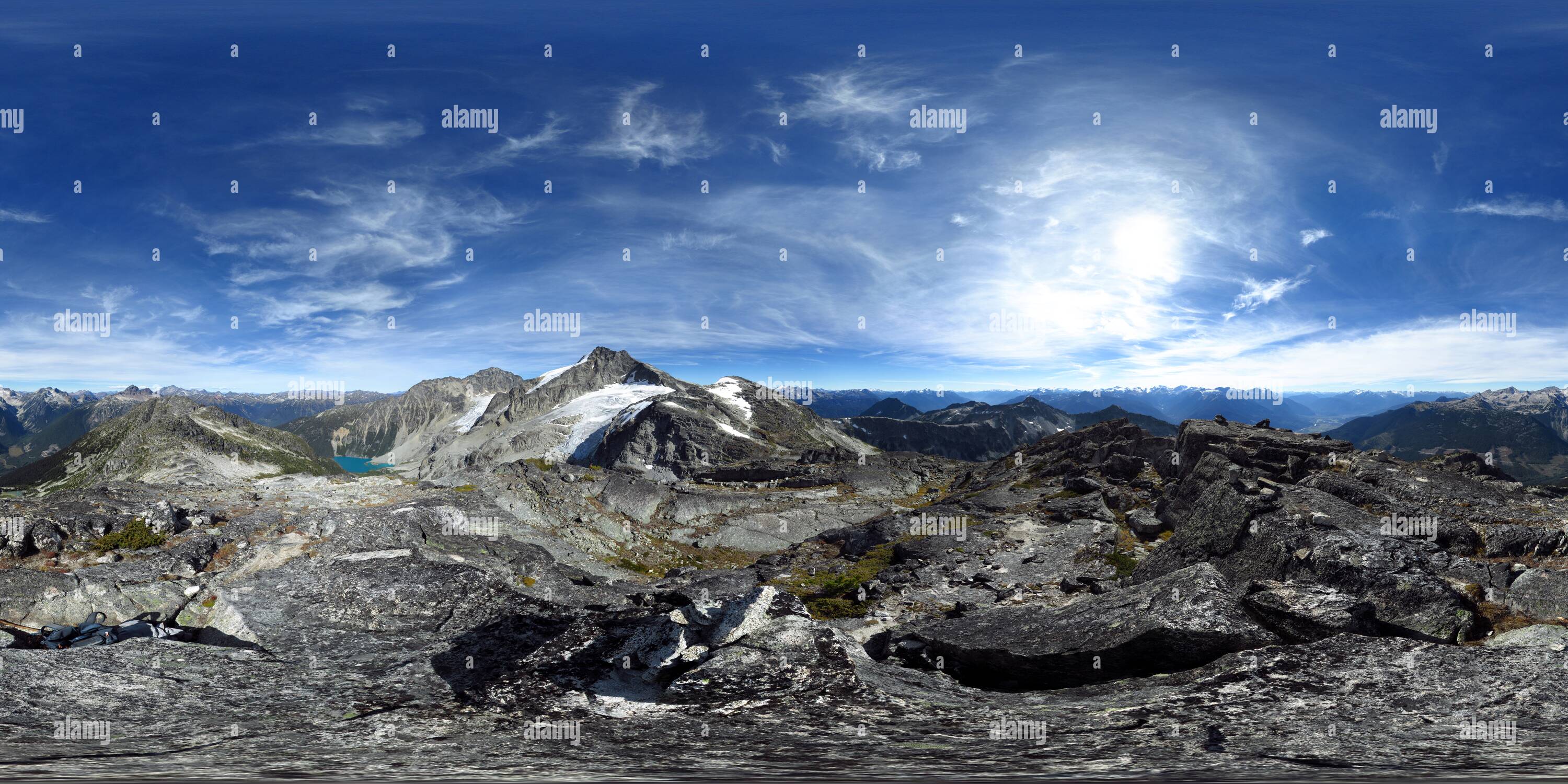 360° view of Mt. Taylor (2318m/7604') summit - Alamy