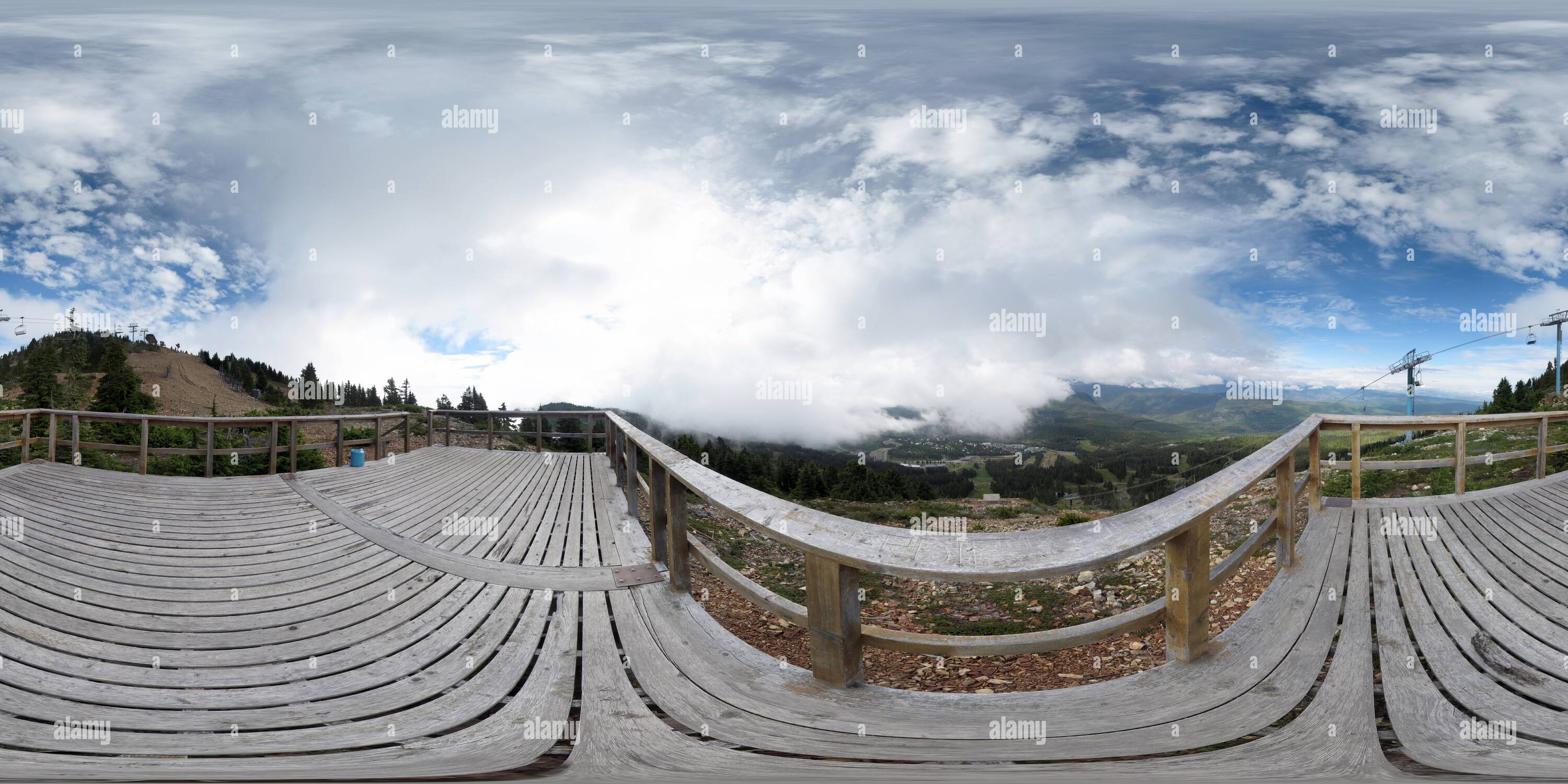 360° view of Mt. Washington Alpine Resort - Alamy