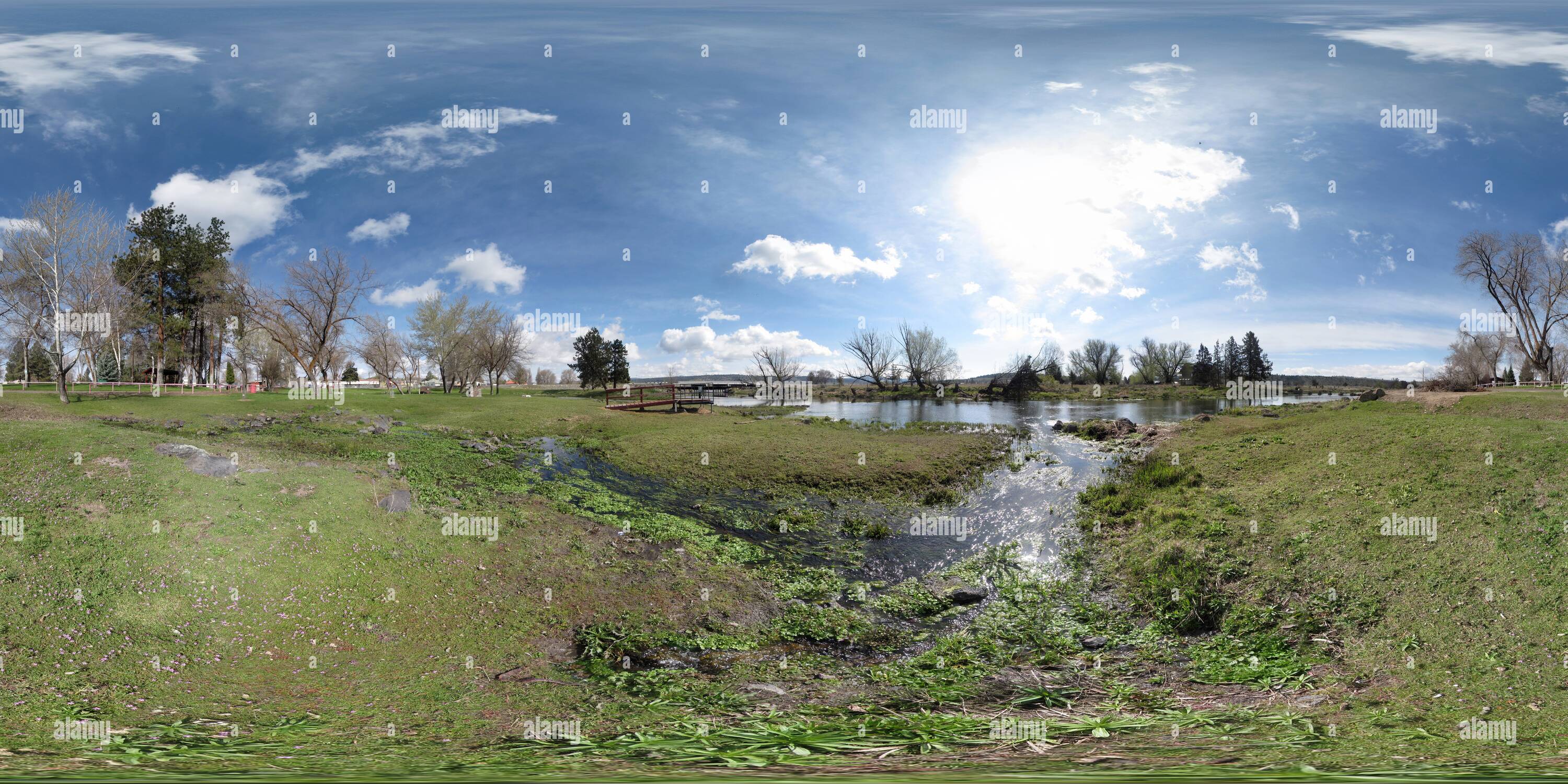 360° view of Big Springs Park - Alamy