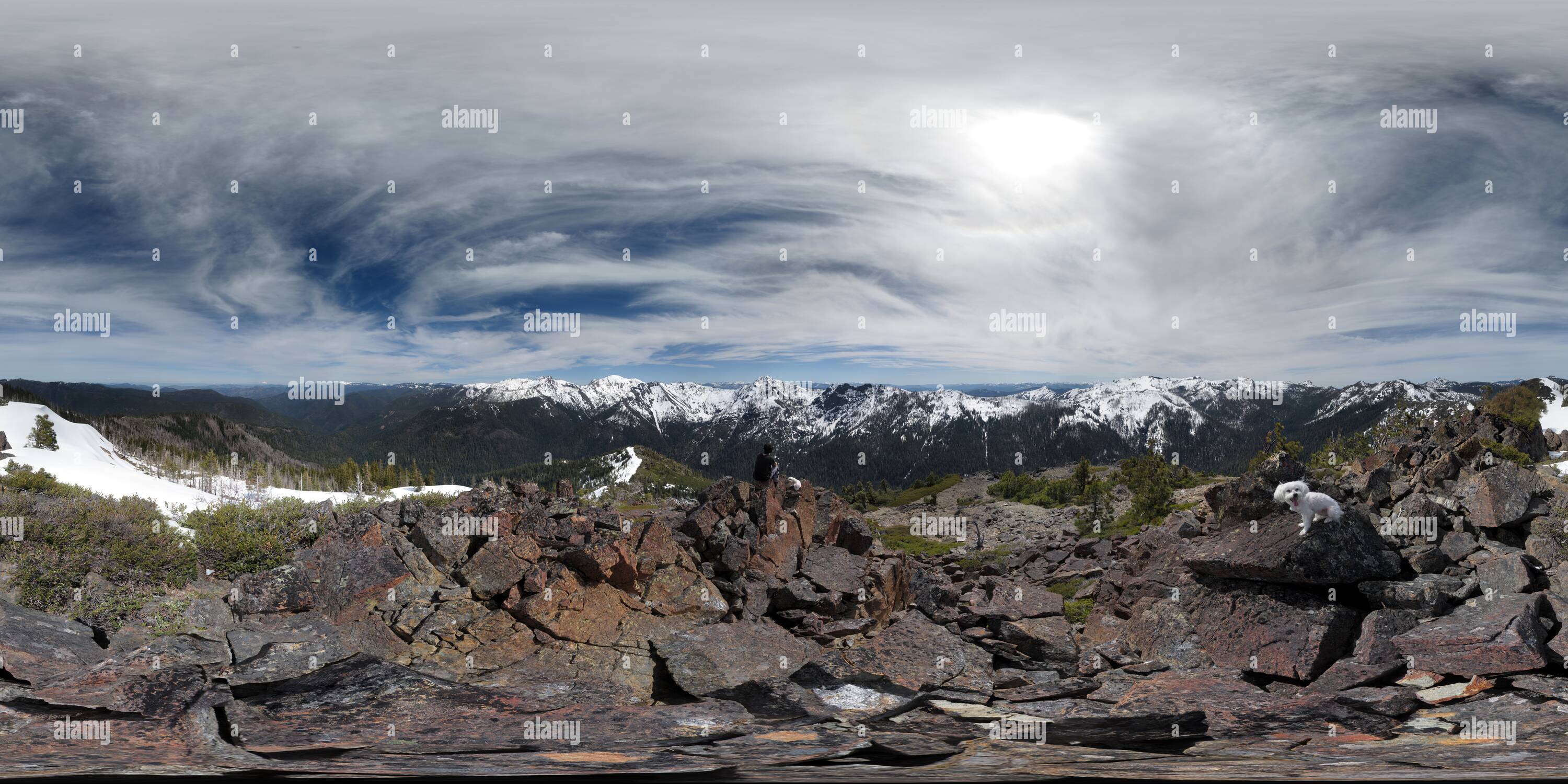 360° view of Fruit Mountain false summit - Alamy