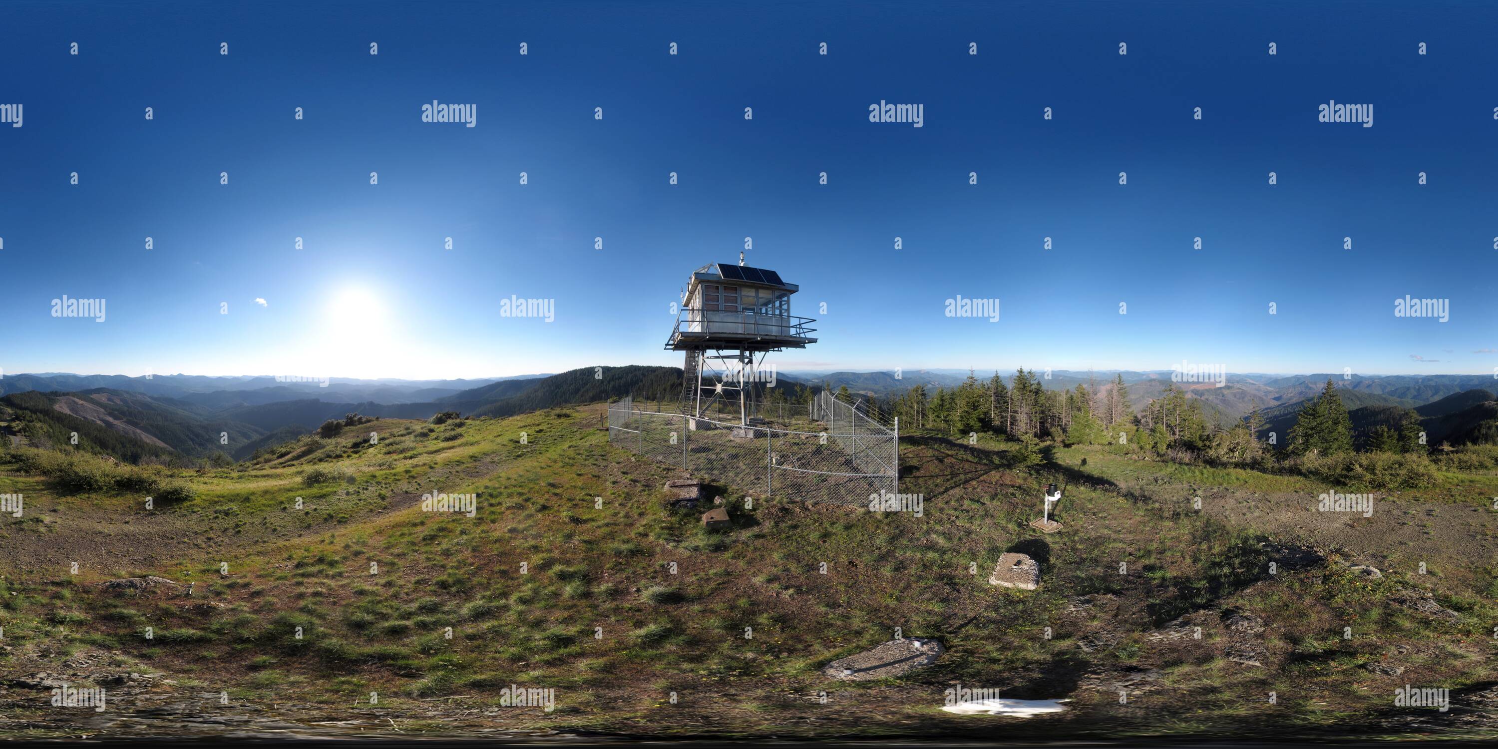 360° view of Dutchman Butte (3907'/1191m) summit - Alamy