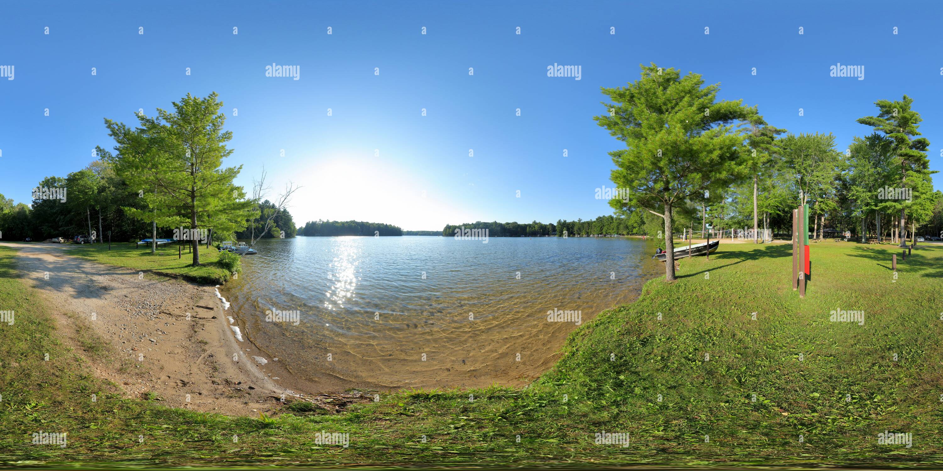 360° view of School Section Lake - Alamy