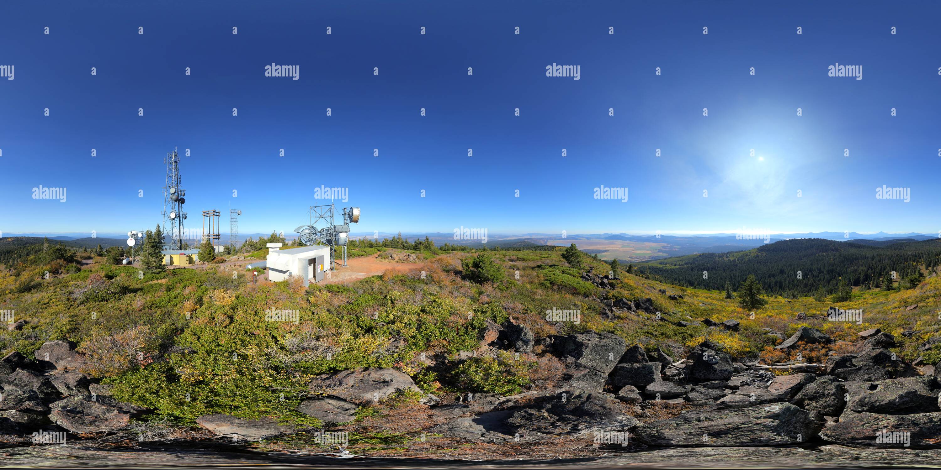 360° view of Swan Lake Point (7260'/2213m) summit - Alamy