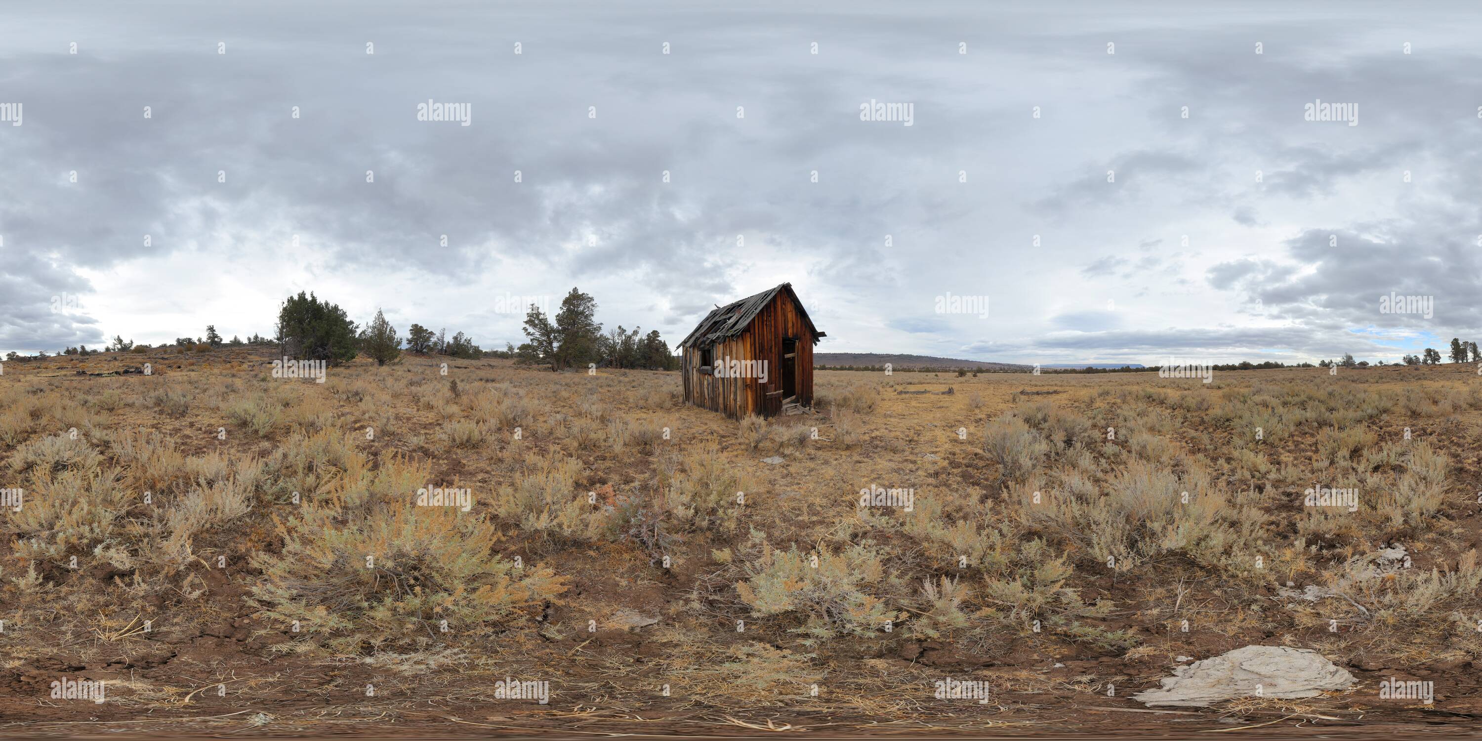 360° view of Collins Cabin (exterior - Alamy